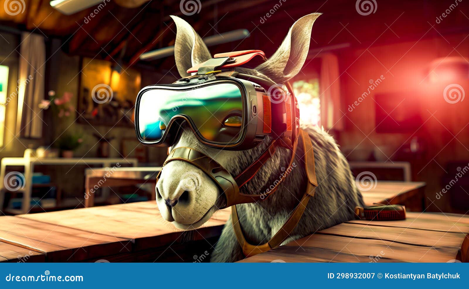 Donkey Mask For Various Festivities, Parties Cartoon Vector ...
