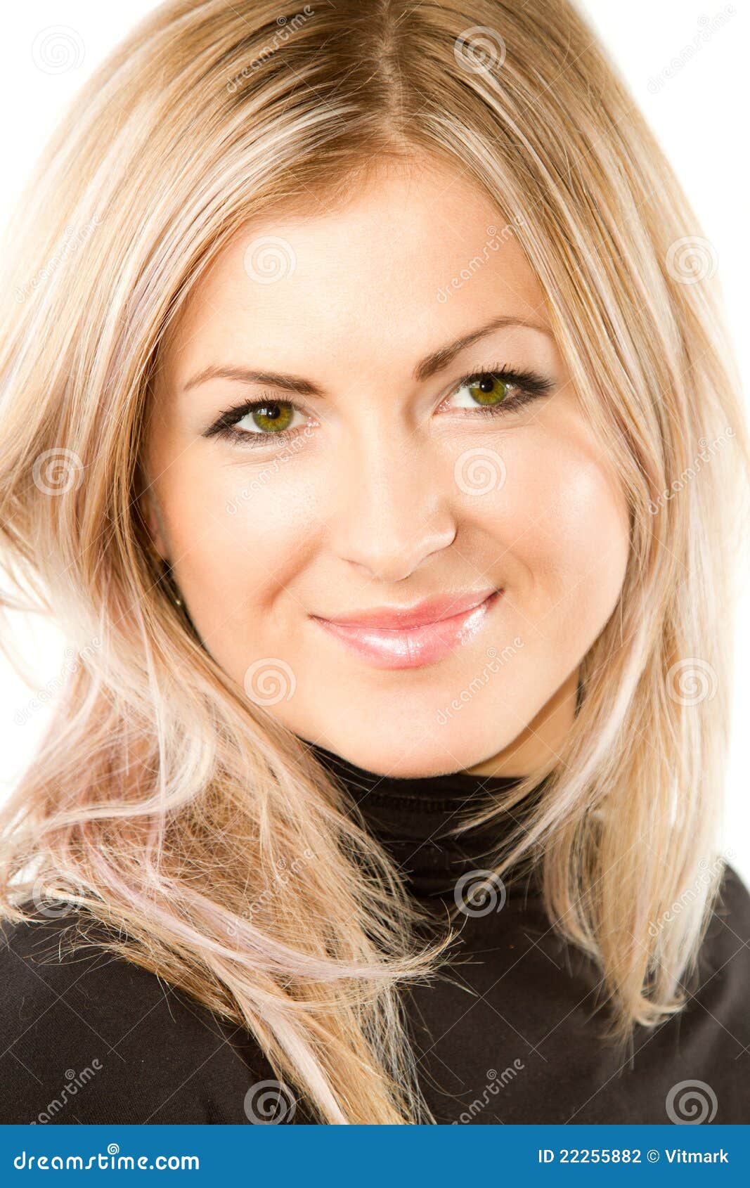 Donna bionda fotografia stock. Immagine di eleganza, felice - 22255882