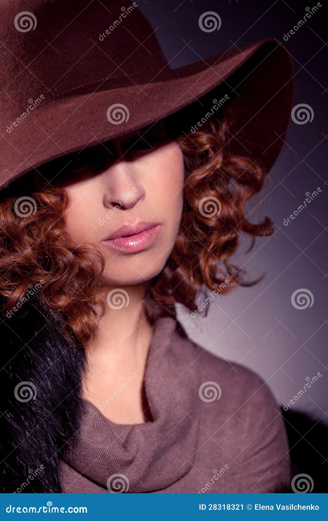 Donna Dai Capelli Rossi Immagine Stock Immagine Di Femmina 28318321