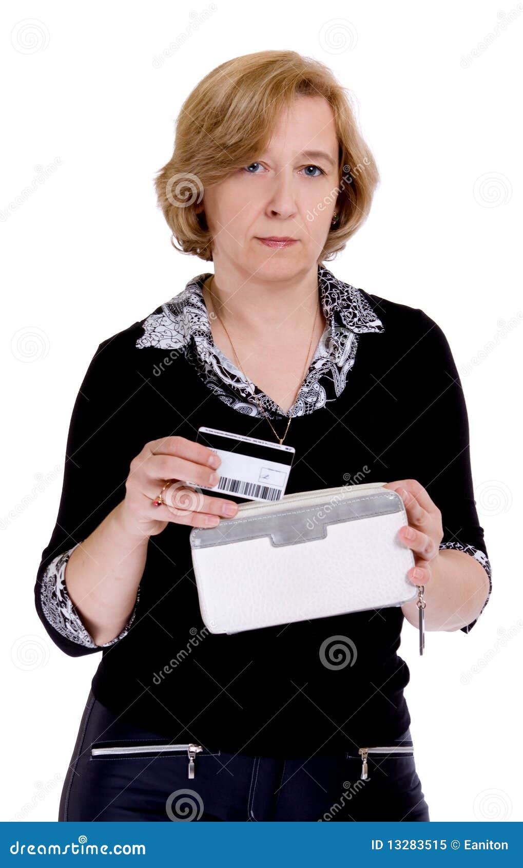 Donna di mezza età immagine stock. Immagine di centrale - 13283515