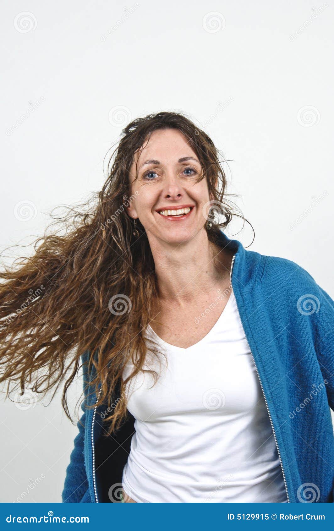Donna Di Mezza Età Attraente. Immagine Stock - Immagine di brunetta ...