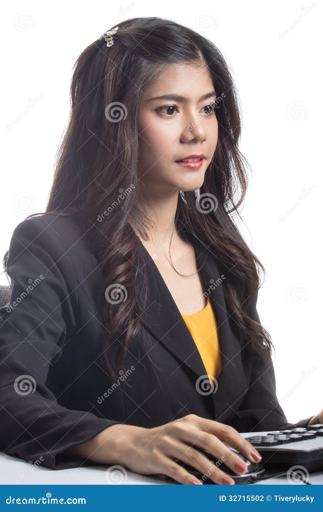 Donne Asiatiche Da Lavorare Fotografia Stock - Immagine di signora ...