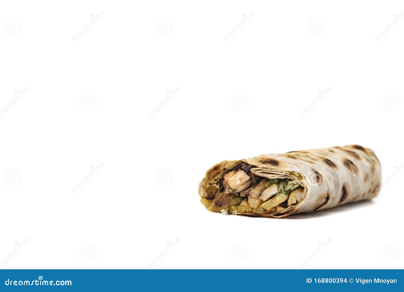 Donner-Gyros-Shawarma-Rind Oder Chiken Stockfoto - Bild von ...