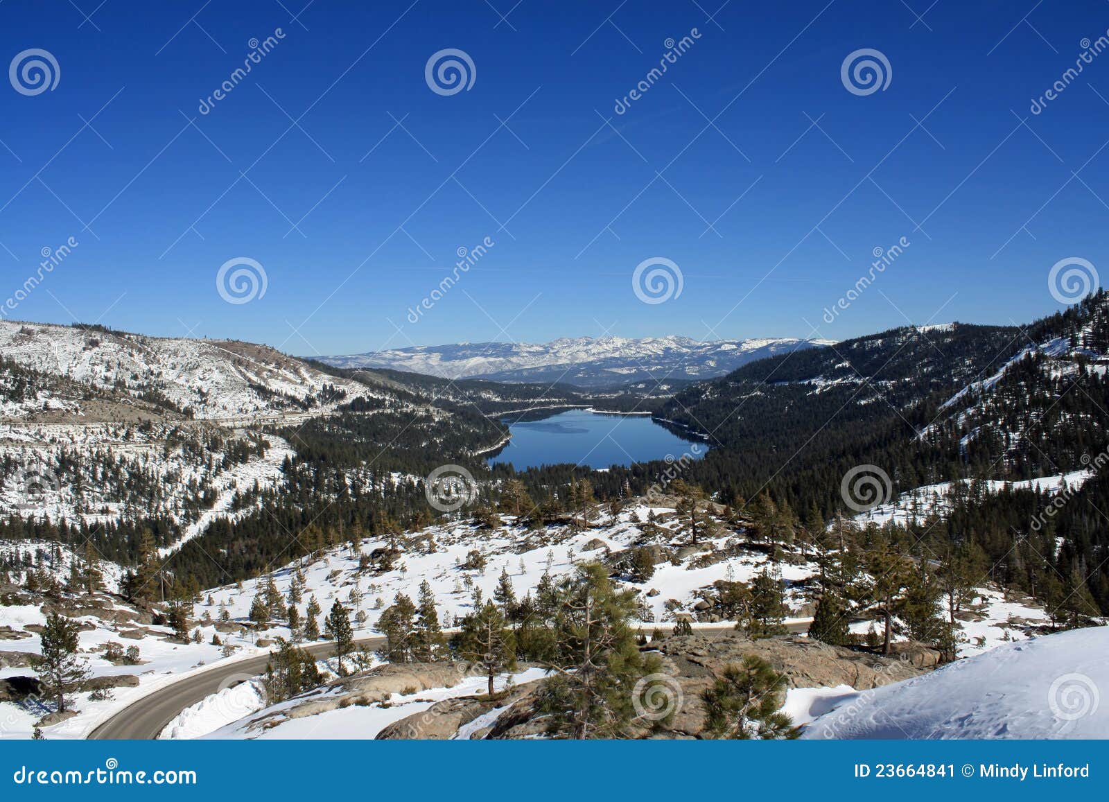 Donner Lake stock image. Image of nature, trees, truckee - 23664841