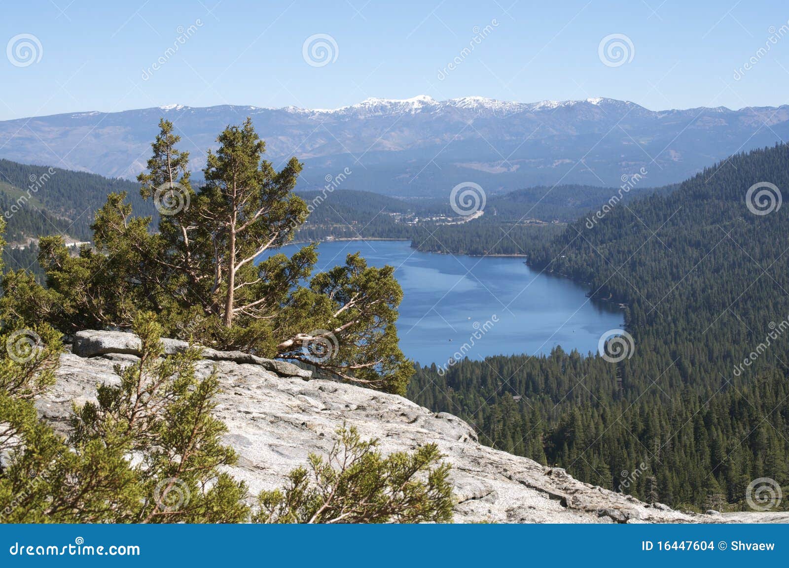 Donner Lake, California stock photo. Image of landscape - 16447604