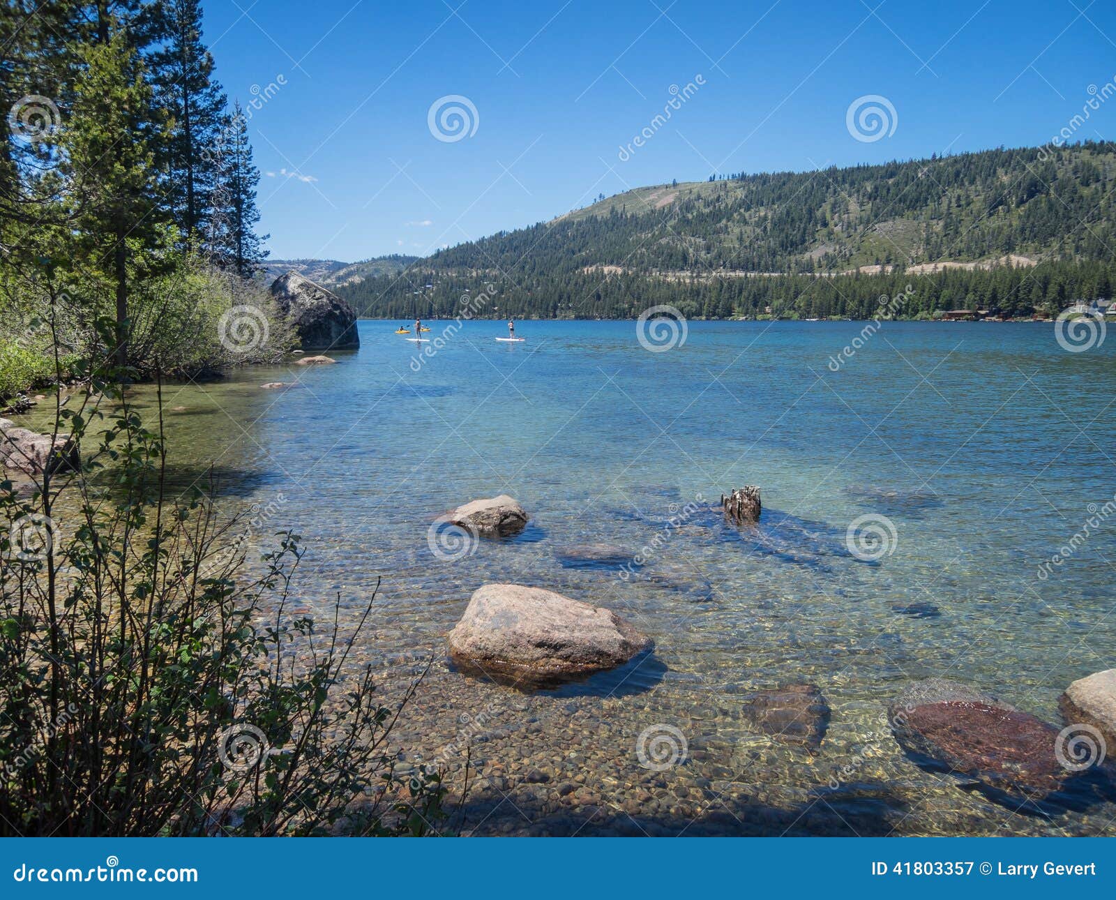 Donner Lake, California stock image. Image of alpine - 41803357