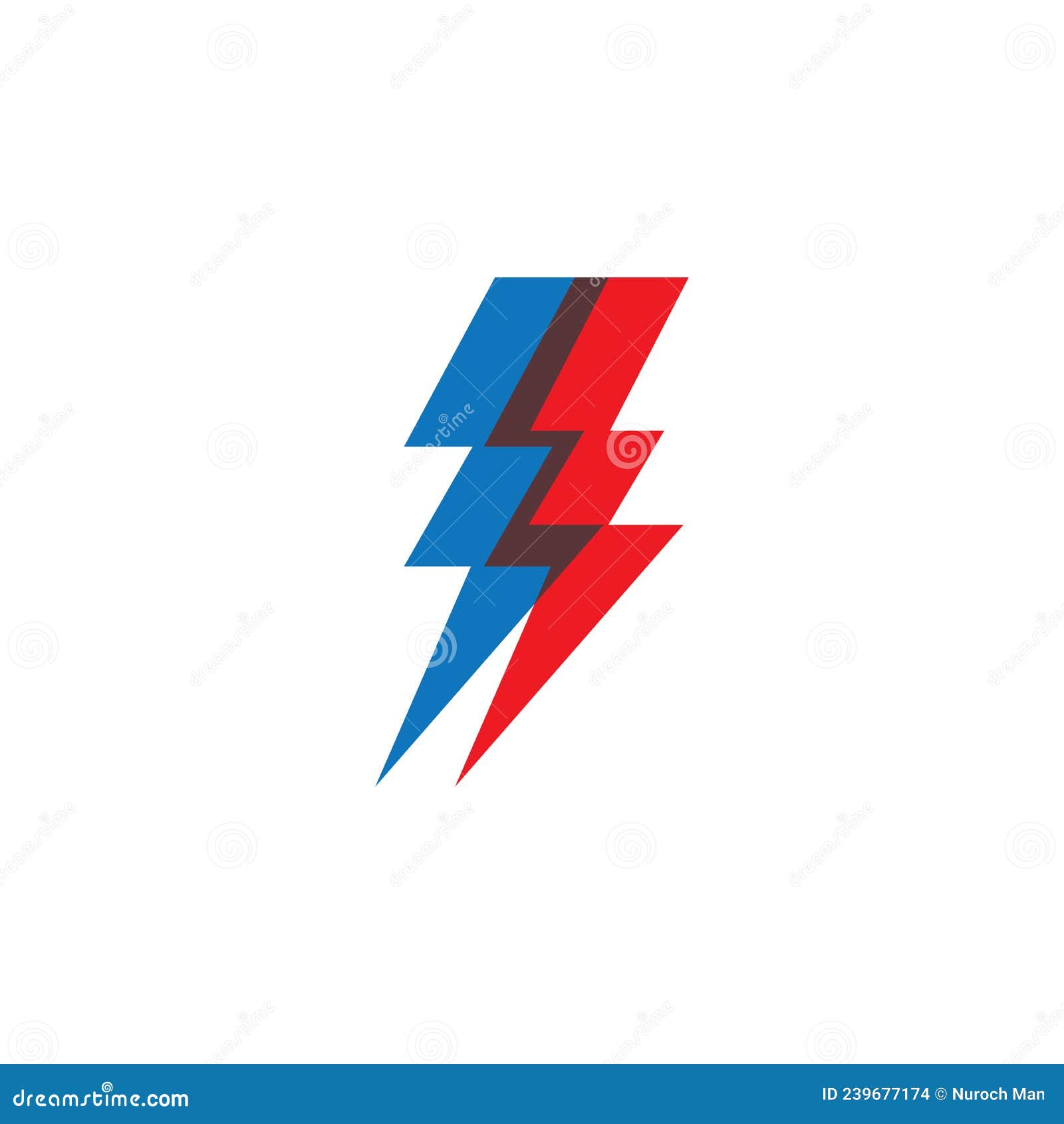 Donner Logo-Design-Symbol. vektor abbildung. Illustration von abbildung ...