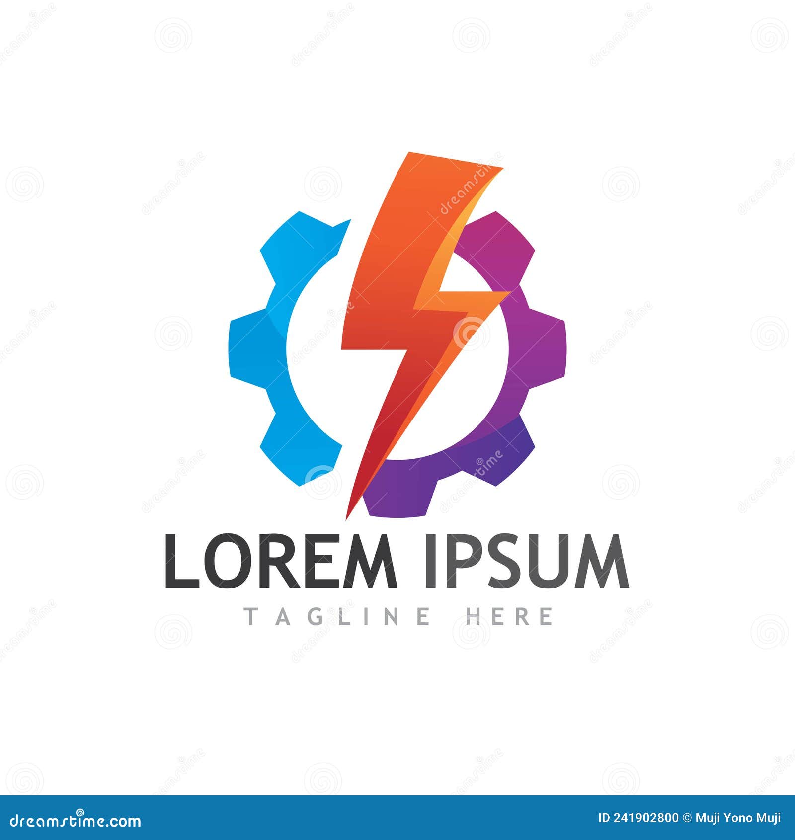 Donner-Logo Und Symbolbilder Vektor Abbildung - Illustration von ...