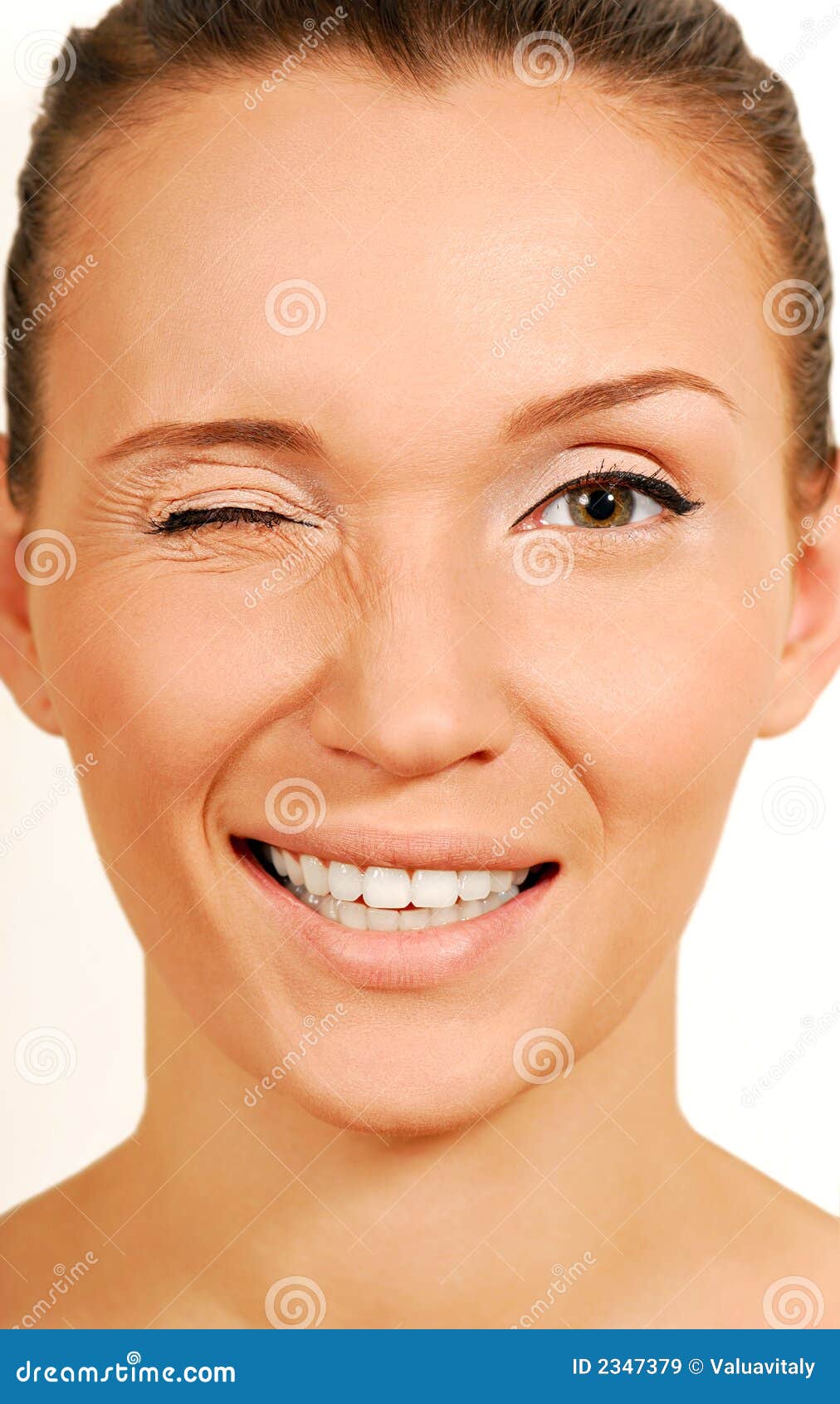 Donnez un clin d'oeil. image stock. Image du traitement - 2347379