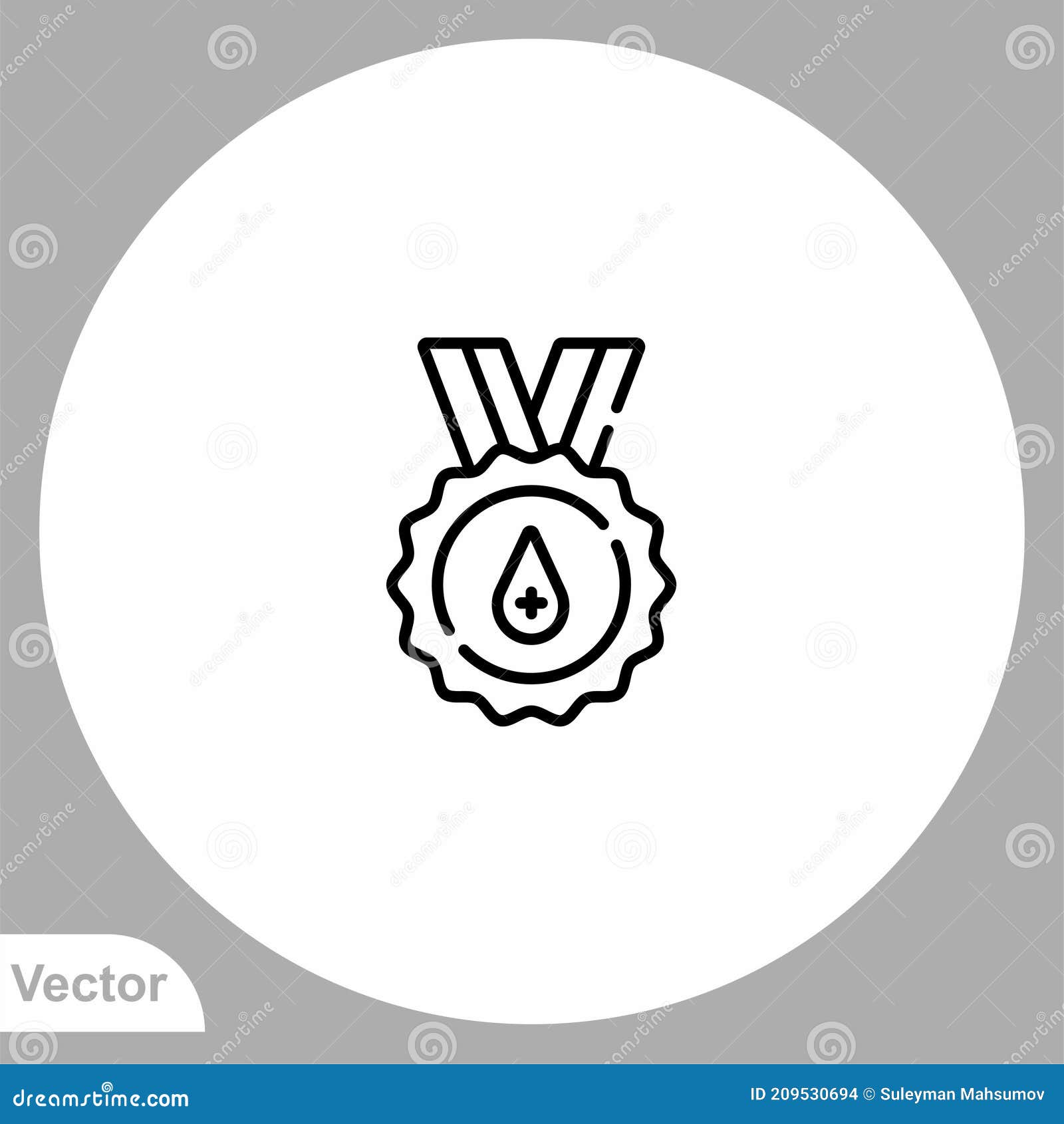 Donor Vector Icon Sign Symbol Stock Illustration - Illustration of life ...