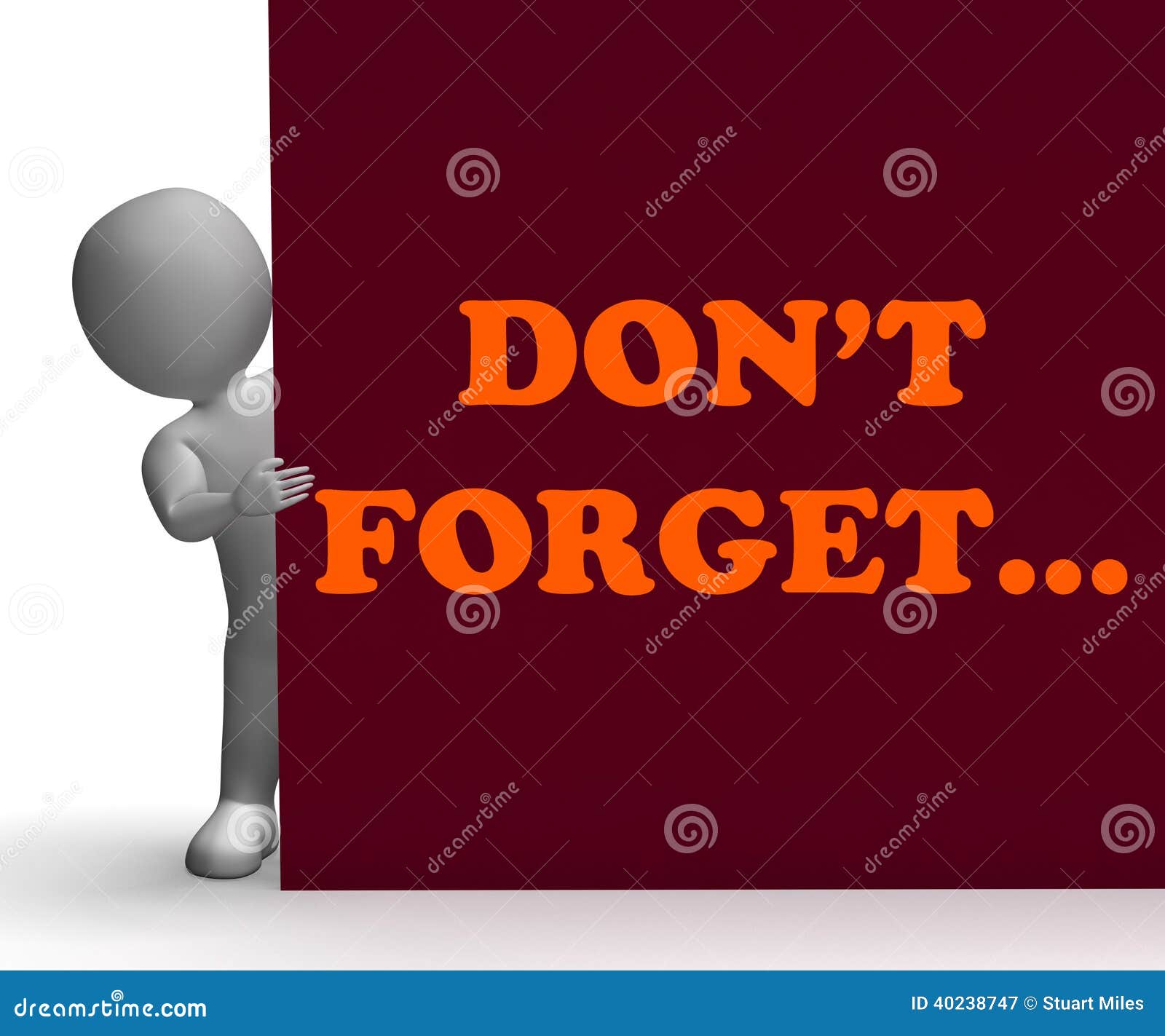 Dont Forget Finger String Line Icon. Clipart Image Vector Illustration ...