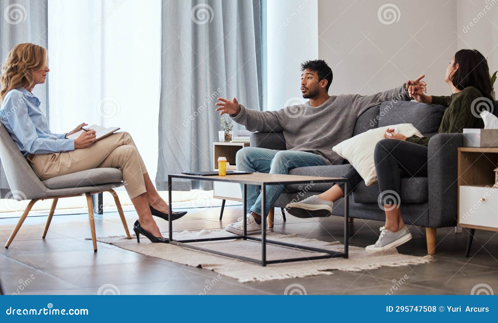 Dont Hold Yourself Back with Self Doubt. a Couple Having an Argument ...