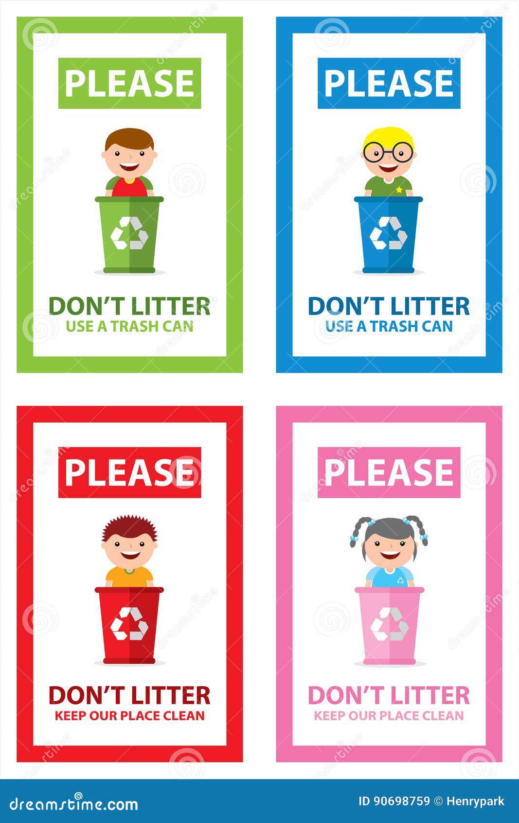 Dont litter icon stock vector. Illustration of infographic - 90698759