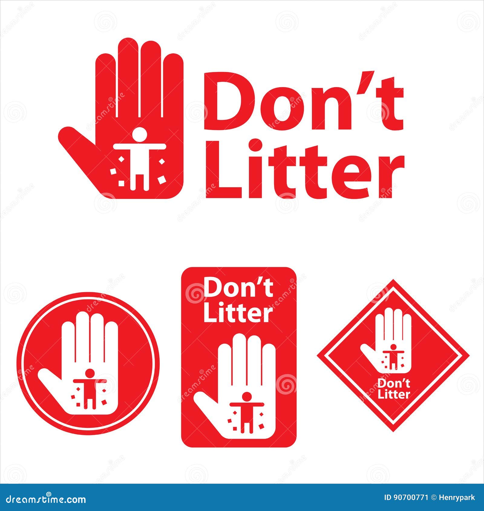 Do Not Litter Icon. Man Throws Garbage Vector Illustration ...