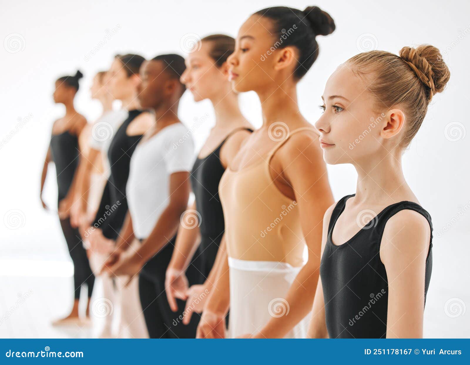Dont Wait, the World is Your Stage. a Group of Young Ballet Dancers ...