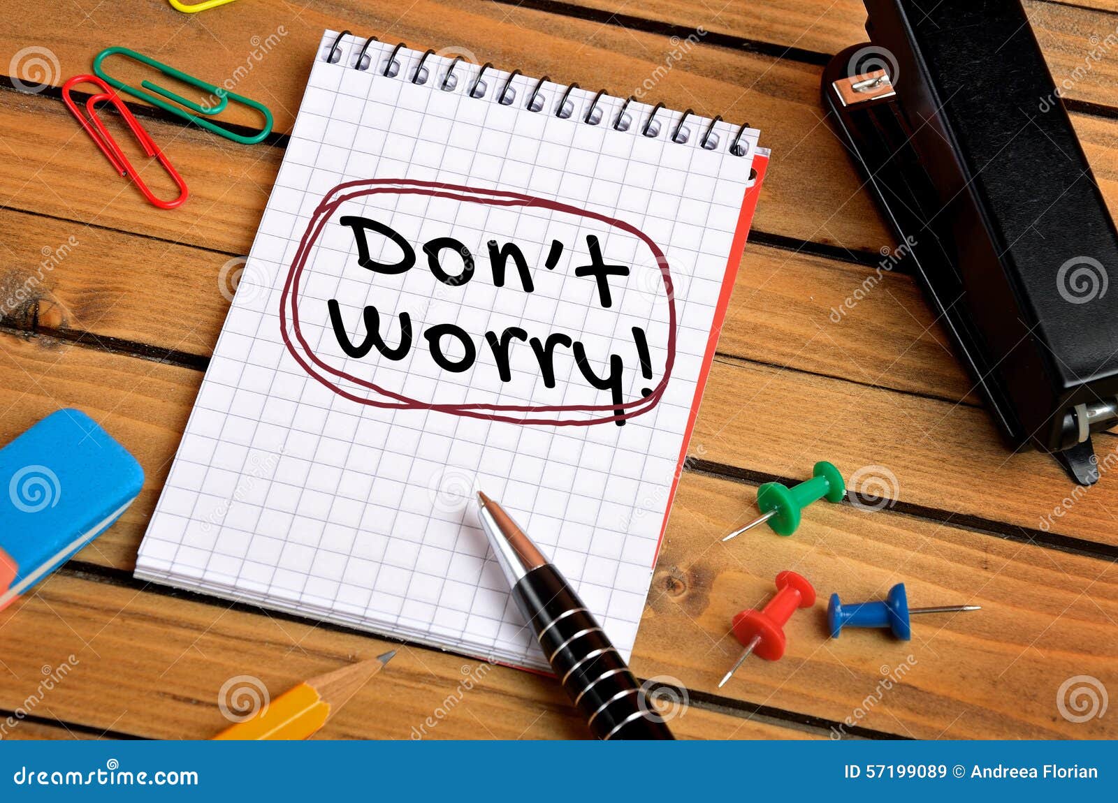 Dont Worry Word Royalty-Free Stock Photo | CartoonDealer.com #57199089