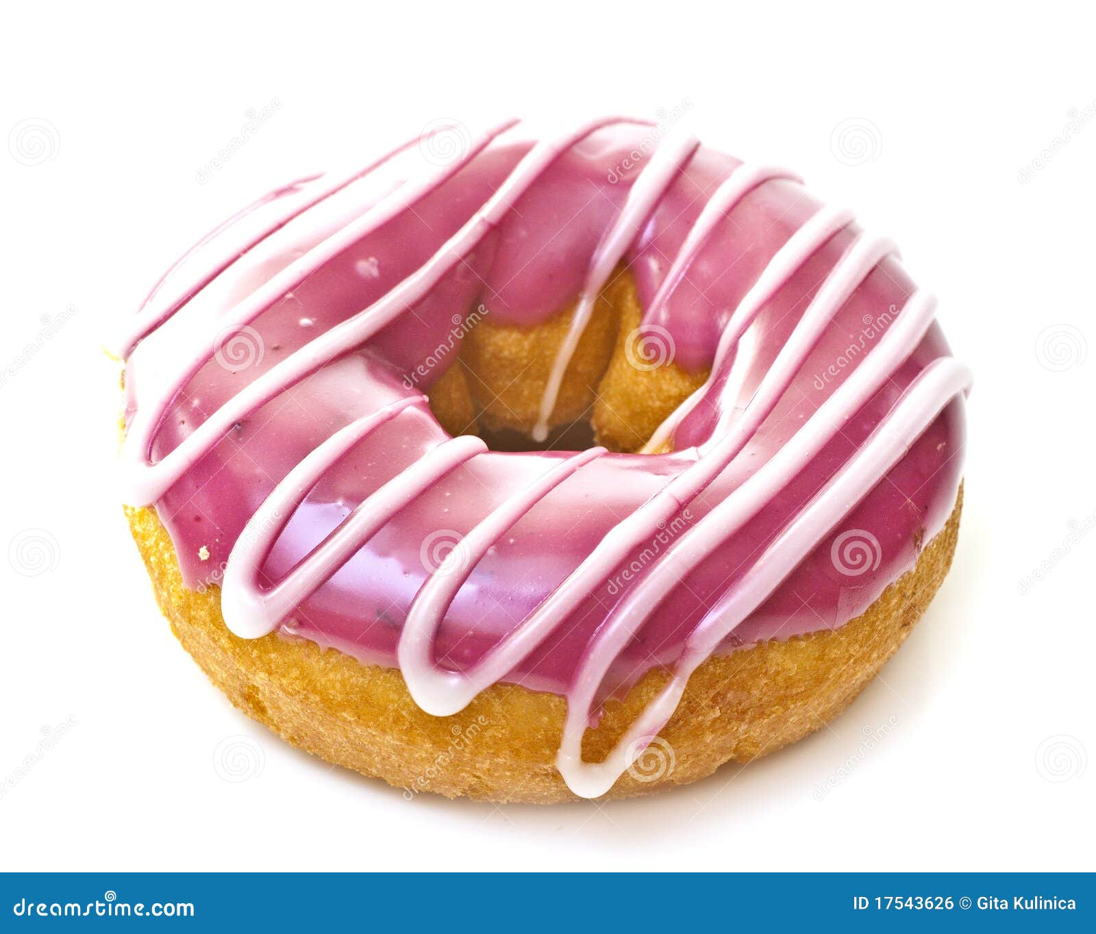 Donut. stock photo. Image of isolated, doughnut, gourmet - 17543626