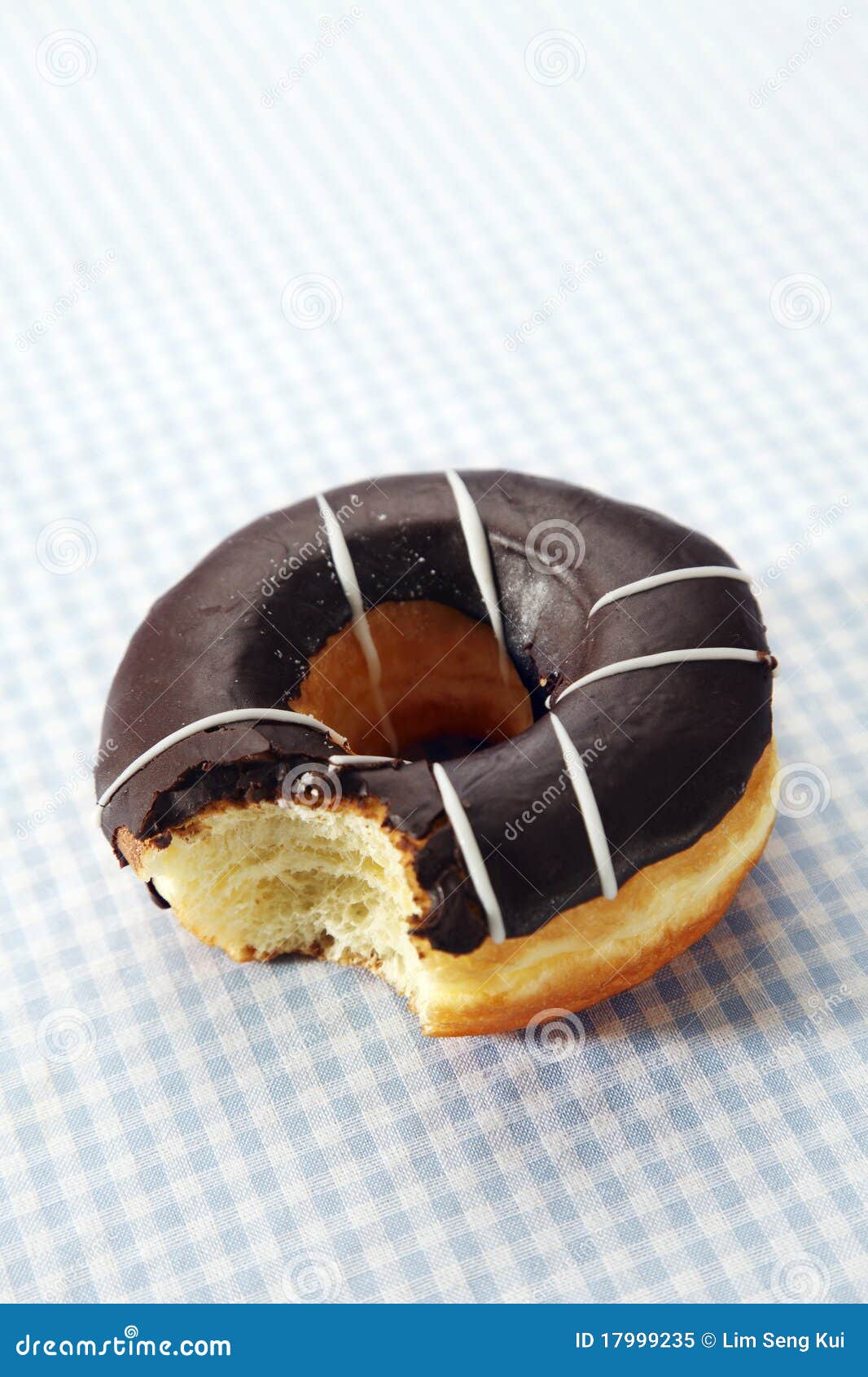 Donut Bite stock image. Image of missing, isolated, icing - 17999235