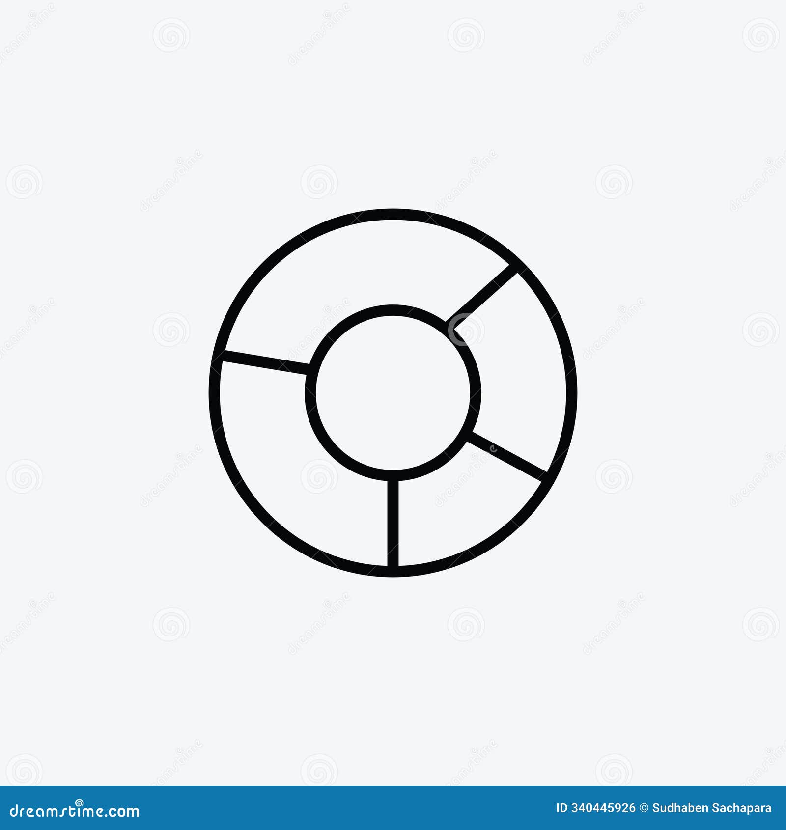 Donut Chart Graph Growth Diagram Infographics Elements Analysis Royalty ...