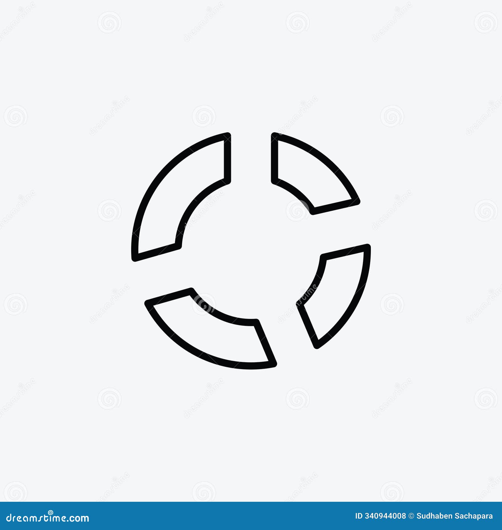 Donut Chart Graph Growth Diagram Infographics Elements Analysis Royalty ...