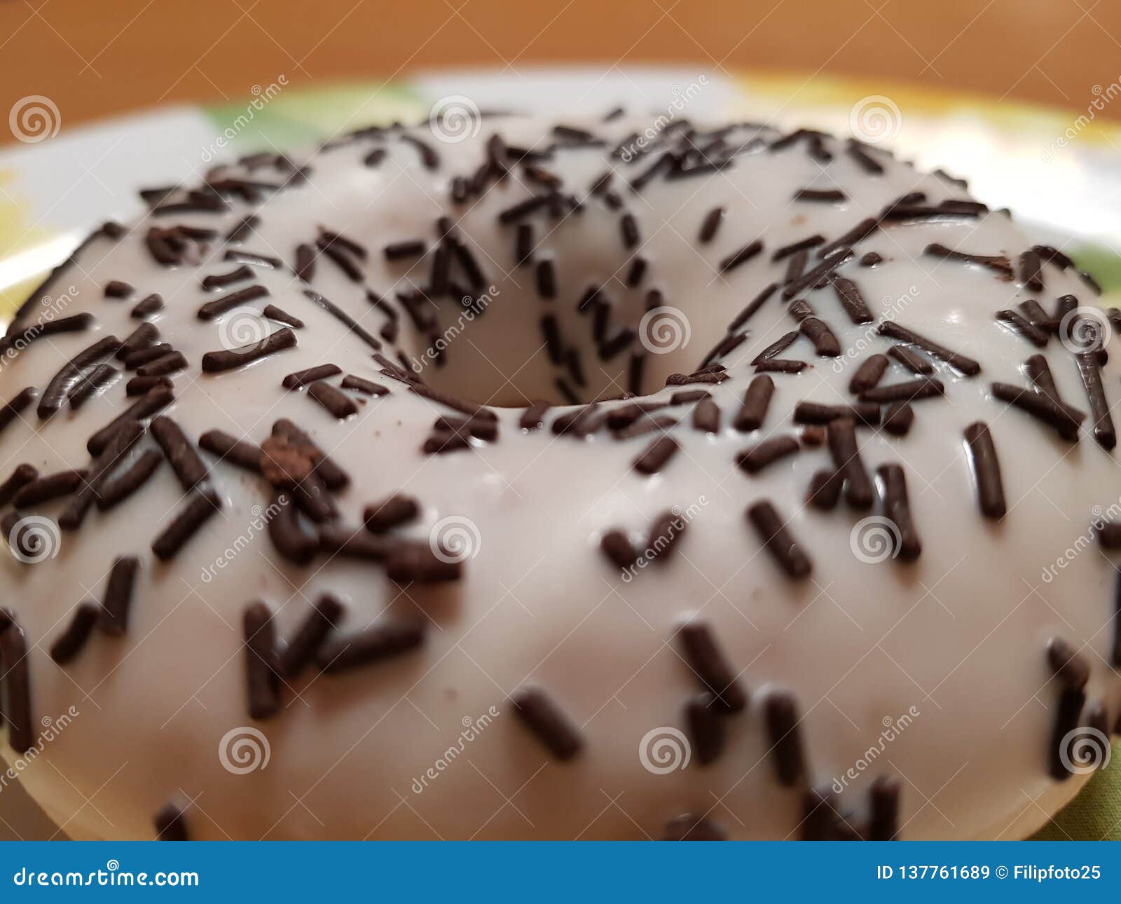 Donut stock image. Image of fresh, decorated, confection - 137761689