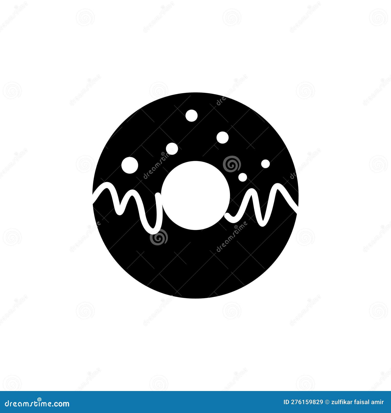 Donut Icon . Doughnut Icon. Donut Logo Stock Vector - Illustration of ...