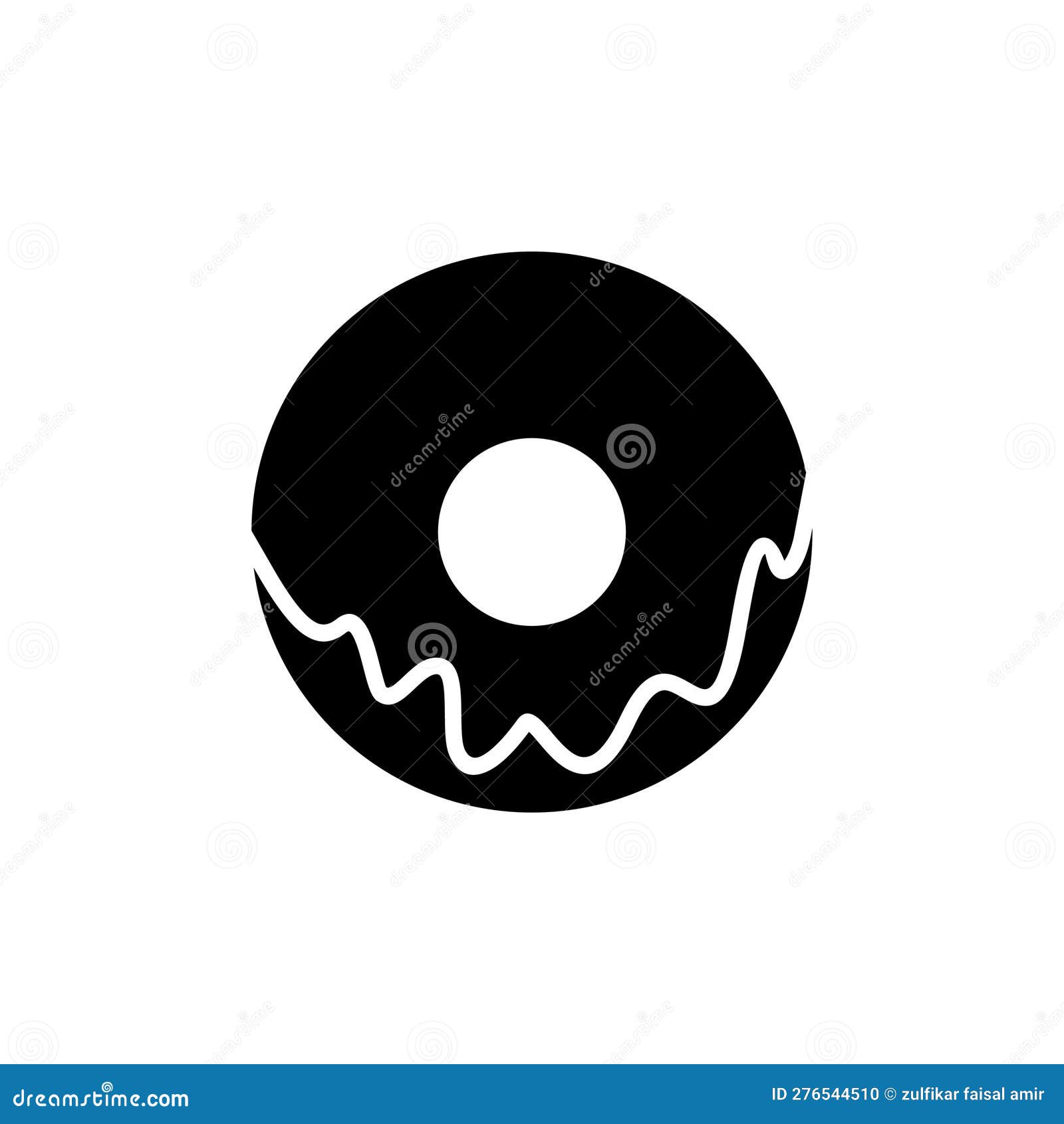 Donut Icon . Doughnut Icon. Donut Logo Stock Vector - Illustration of ...