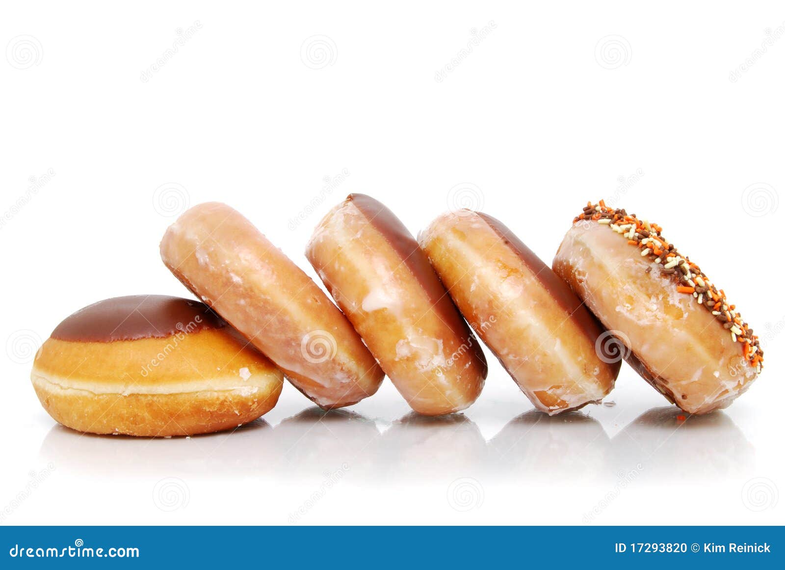 Donut Line stock photo. Image of background, chocolate - 17293820