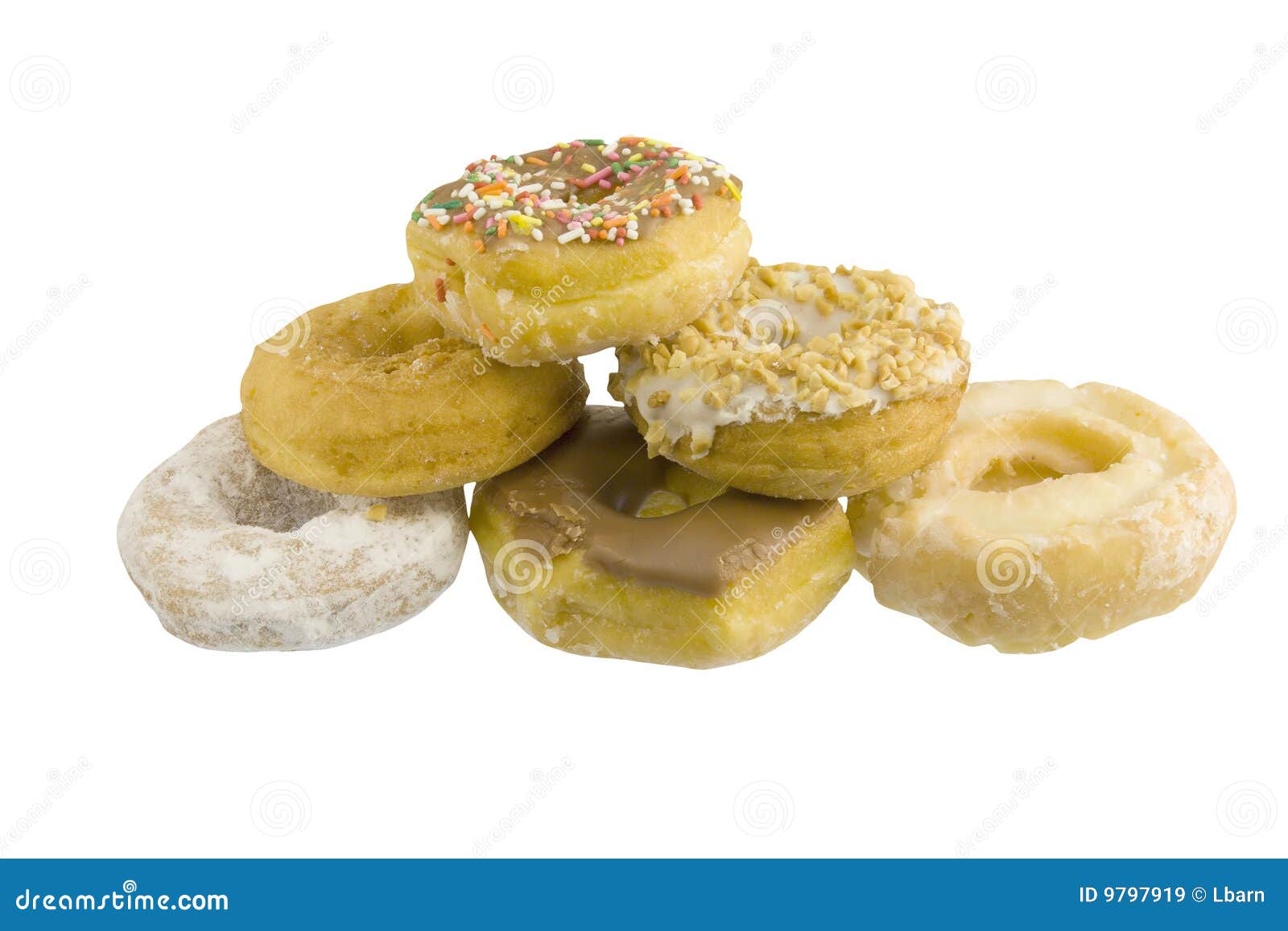 Donut pyramid stock image. Image of pastry, white, breakfast - 9797919