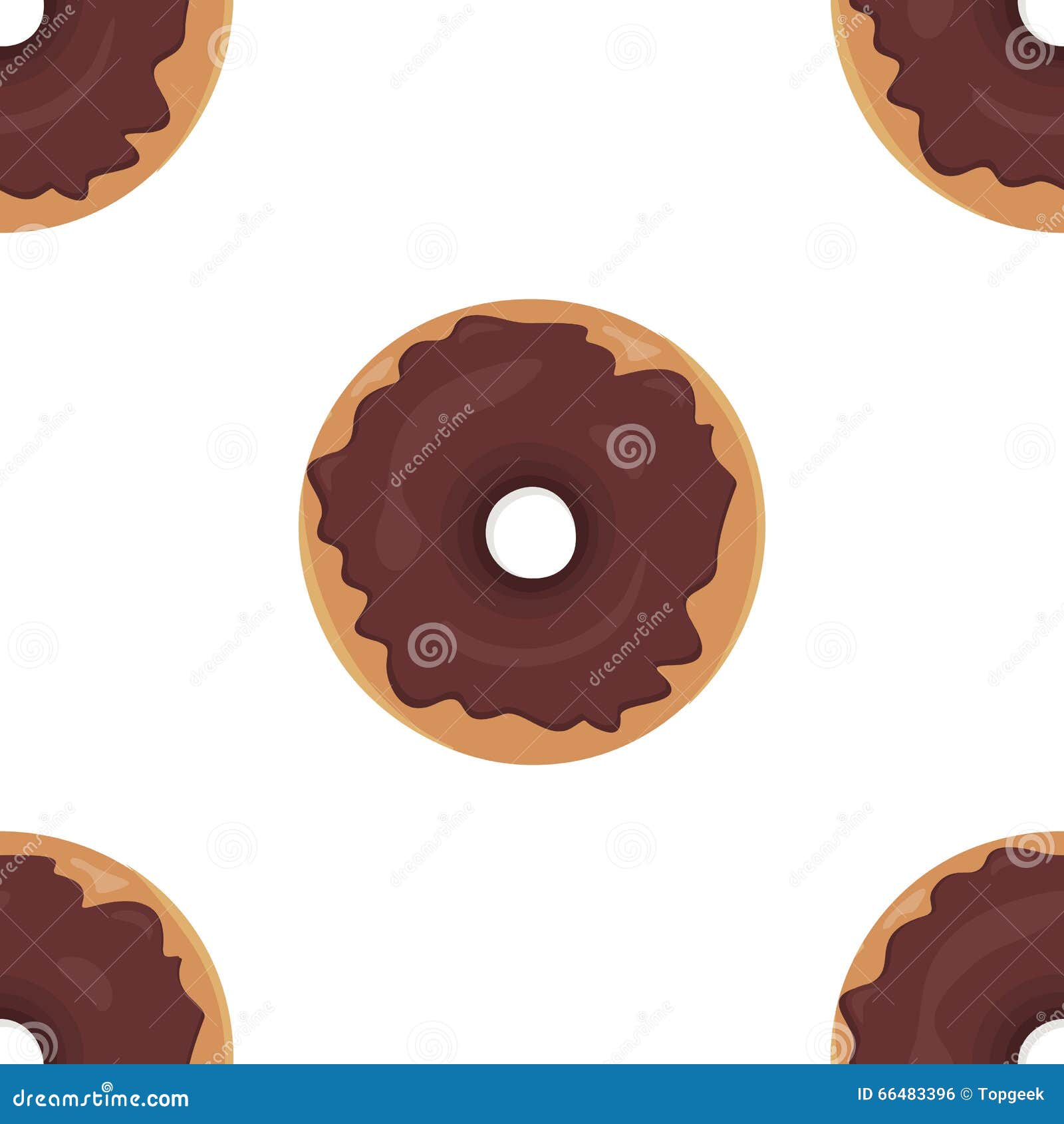 Donut Seamless Background Texture Pattern Stock Vector - Illustration ...
