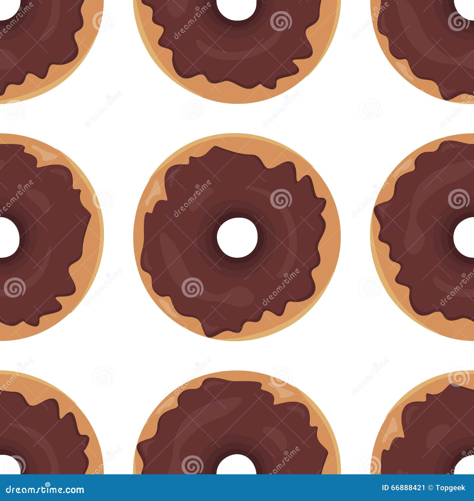 Donut Seamless Background Texture Pattern Stock Vector - Illustration ...