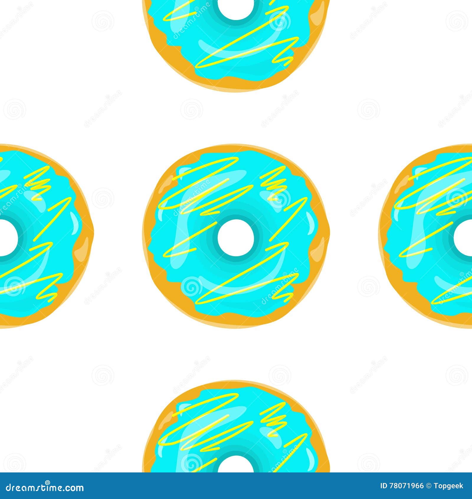 Donut Seamless Background Texture Pattern Stock Vector - Illustration ...