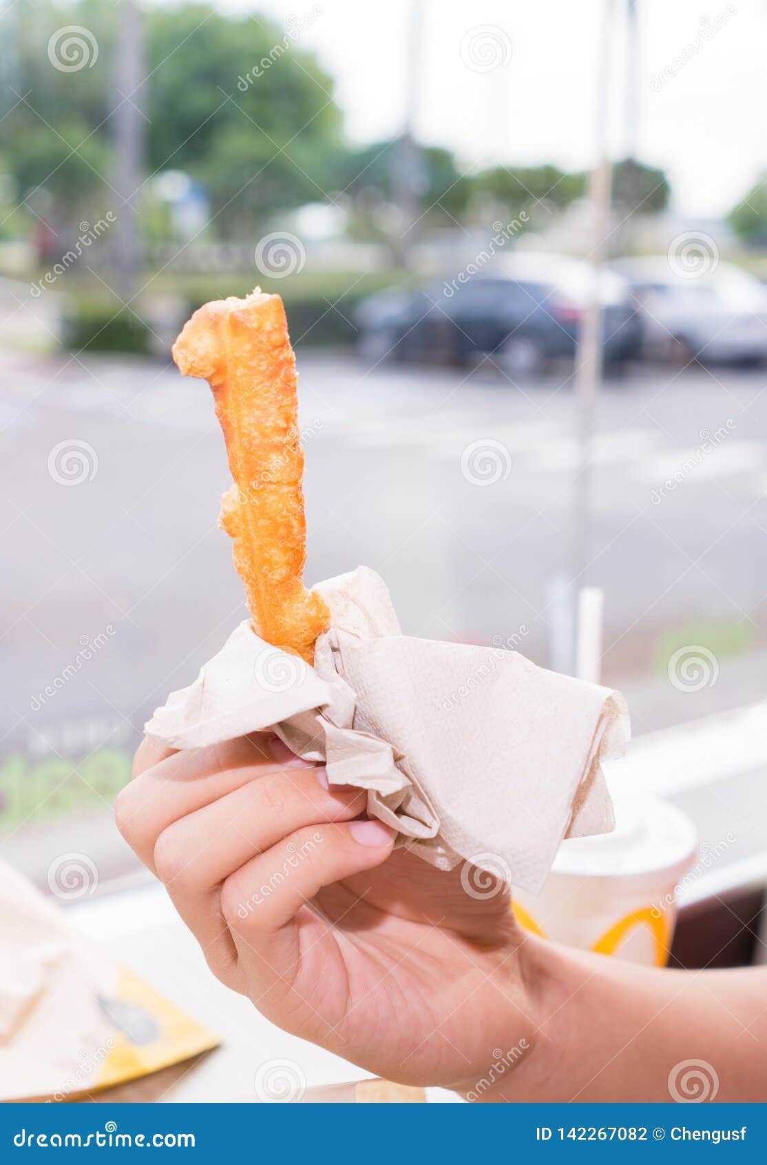 Donut stick for breakfast stock photo. Image of style - 142267082