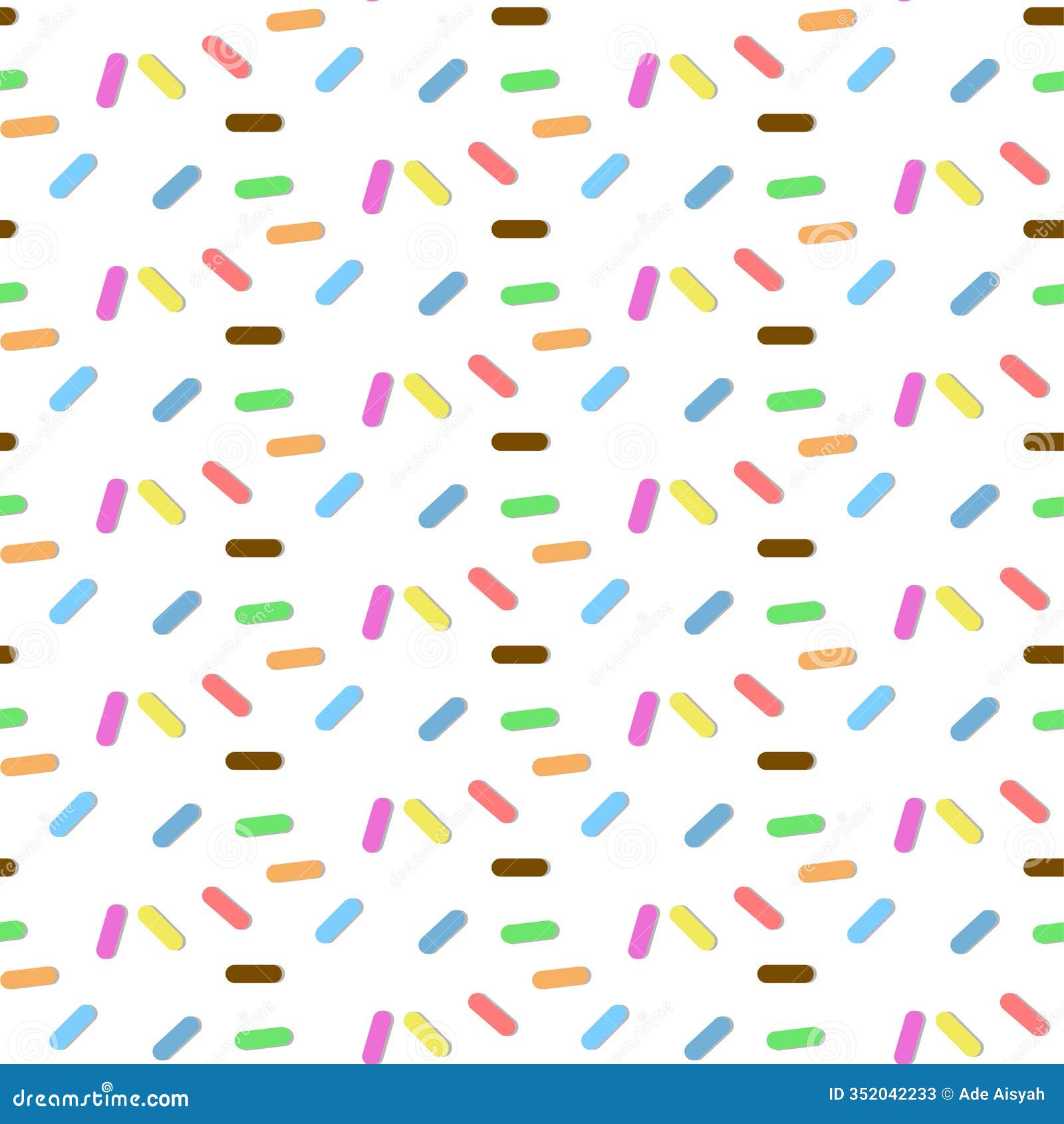 Donut, Sweet Confetti Background. Sweet Cake, Donut Confetti Texture ...