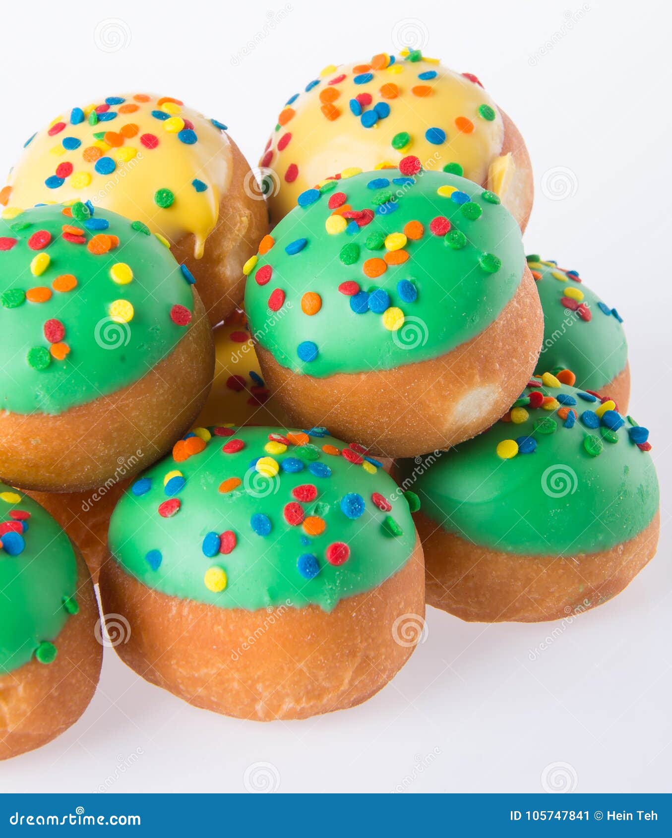Sweet Mini Donut on Background Stock Image - Image of fluffy, cookie ...