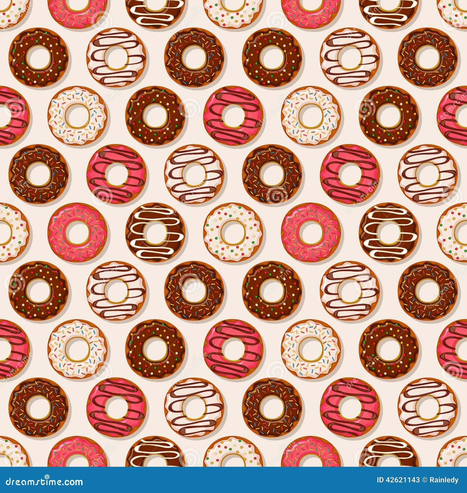 Donuts Background Pattern Stock Illustrations – 9,312 Donuts Background ...