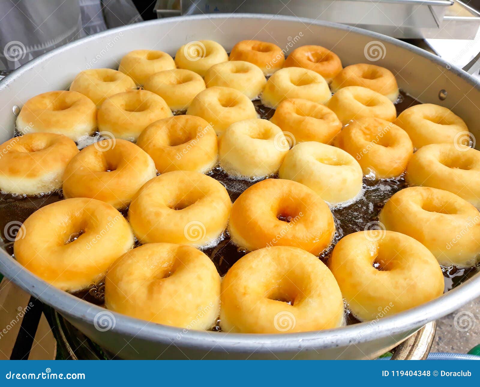 Donuts fried stock photo. Image of cooking, gourmet - 119404348