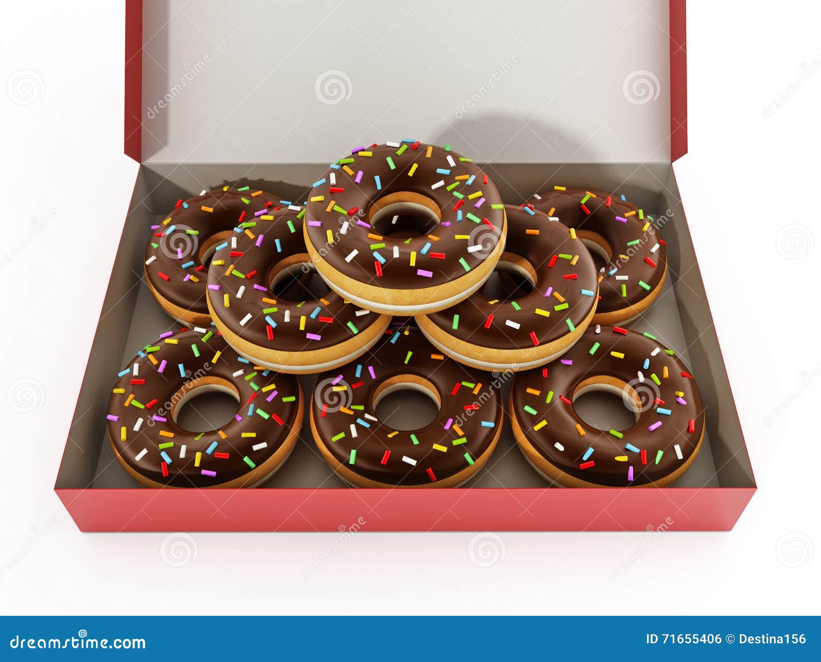Fresh Donuts Red Background Stock Illustrations – 129 Fresh Donuts Red ...