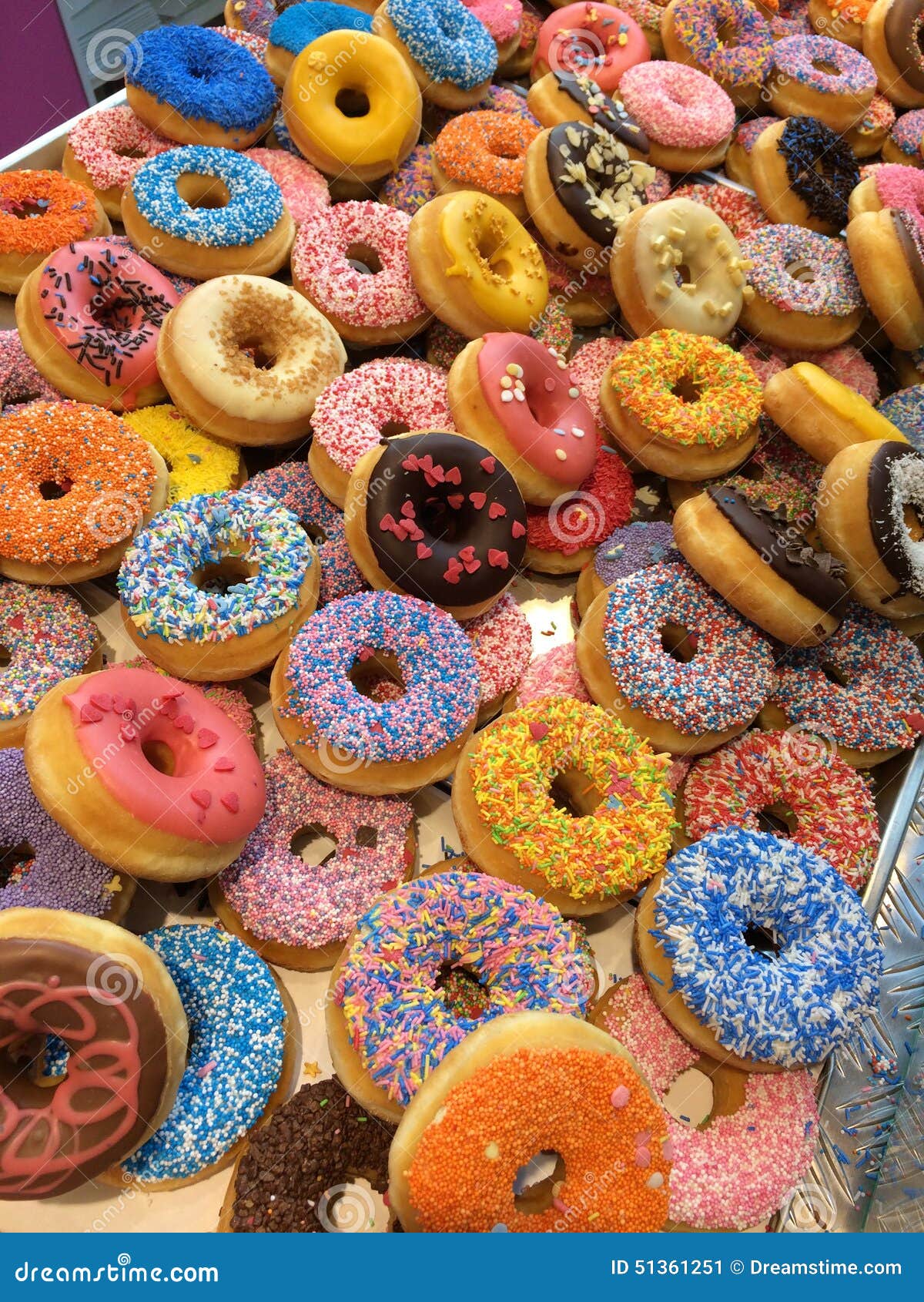 Donuts stock image. Image of sweet, donuts, party, food - 51361251
