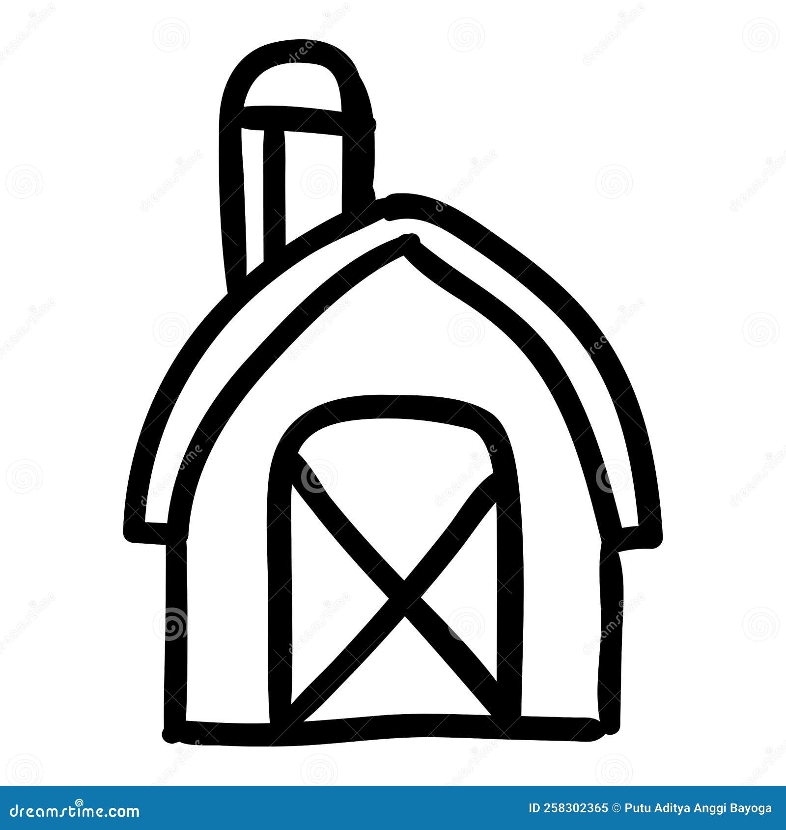 Doodle Barn Vector | CartoonDealer.com #51029287