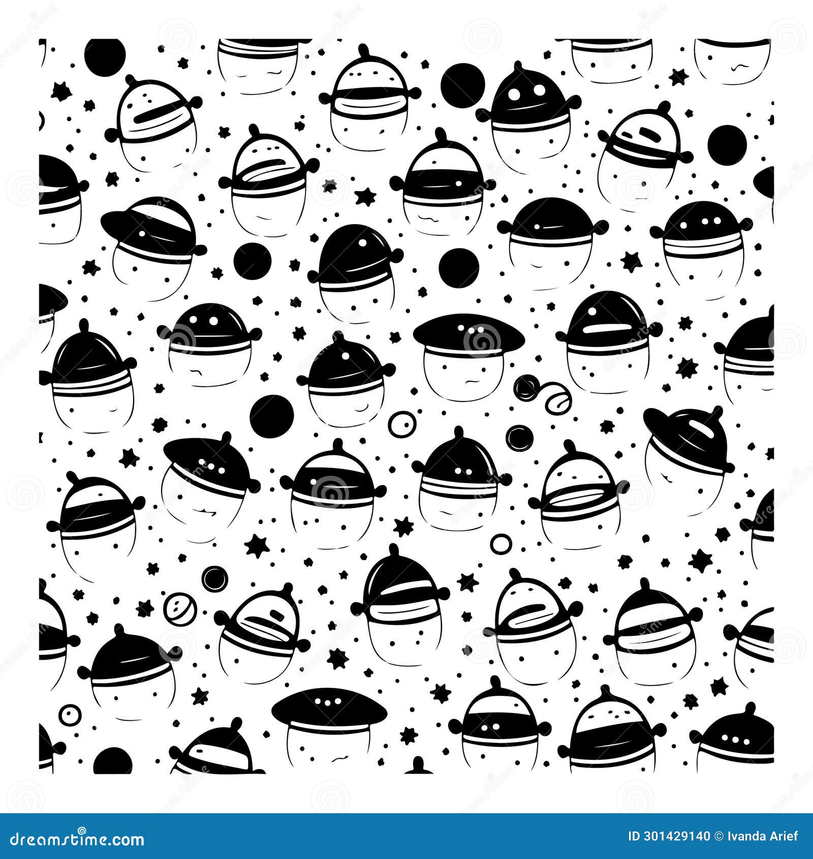 Doodle Alien Ufo Space Hand Draw Illustration Sketch Hand Draw Stock ...