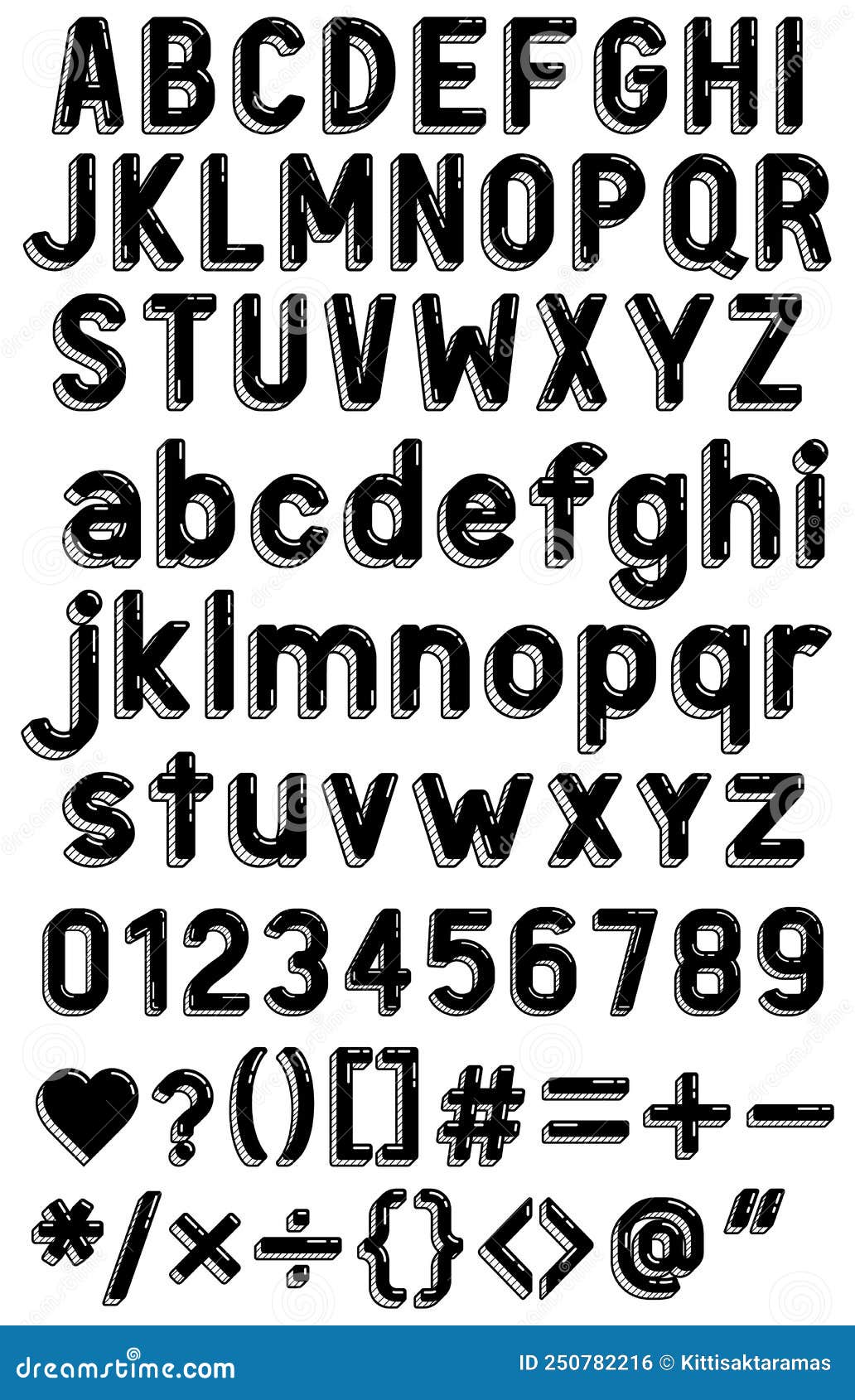 Doodle Alphabet Font Letters Style Stock Vector - Illustration of ...