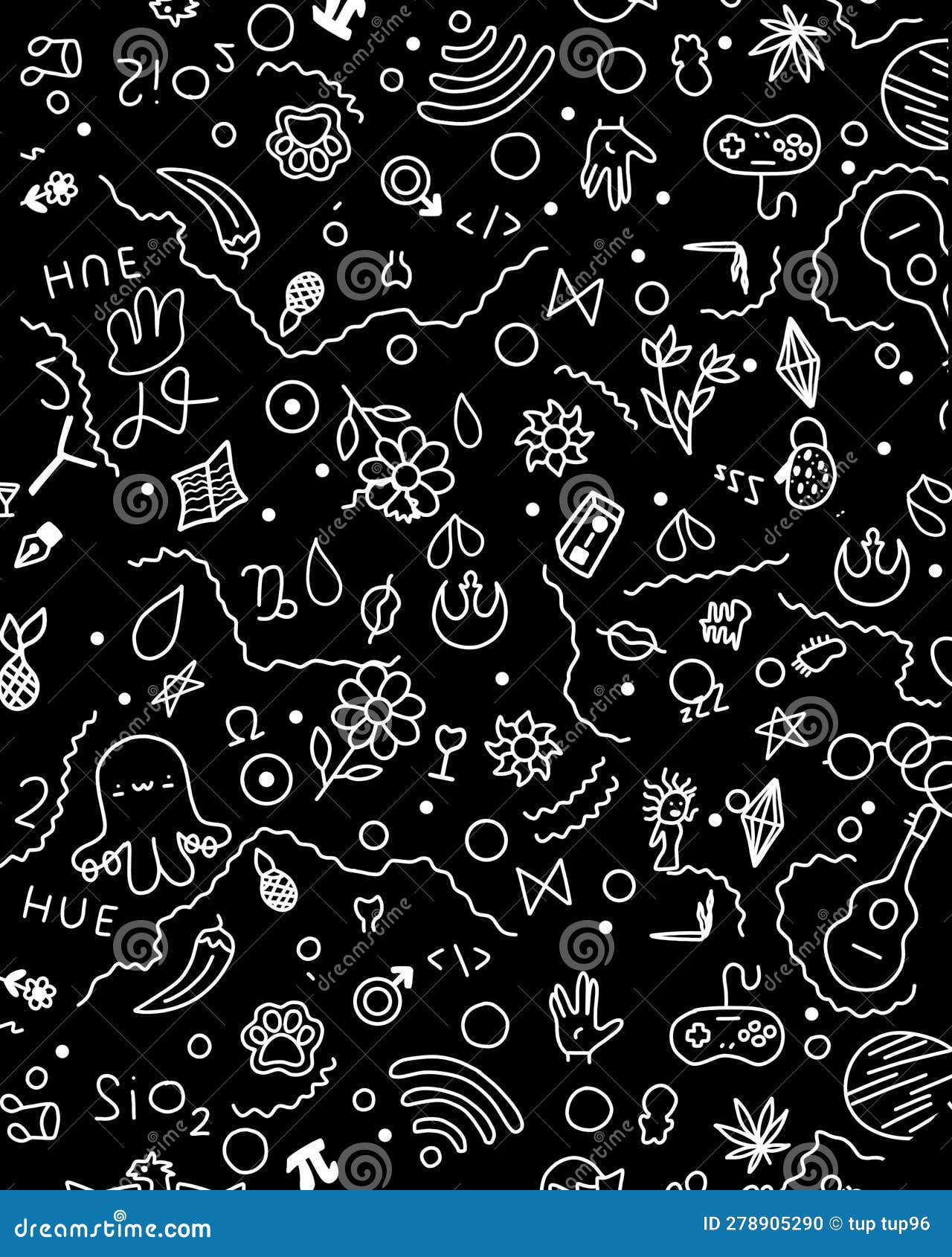 Doodle, Art, Cosmic, Design, Random, White, Wallpaper and Doodle Stock ...
