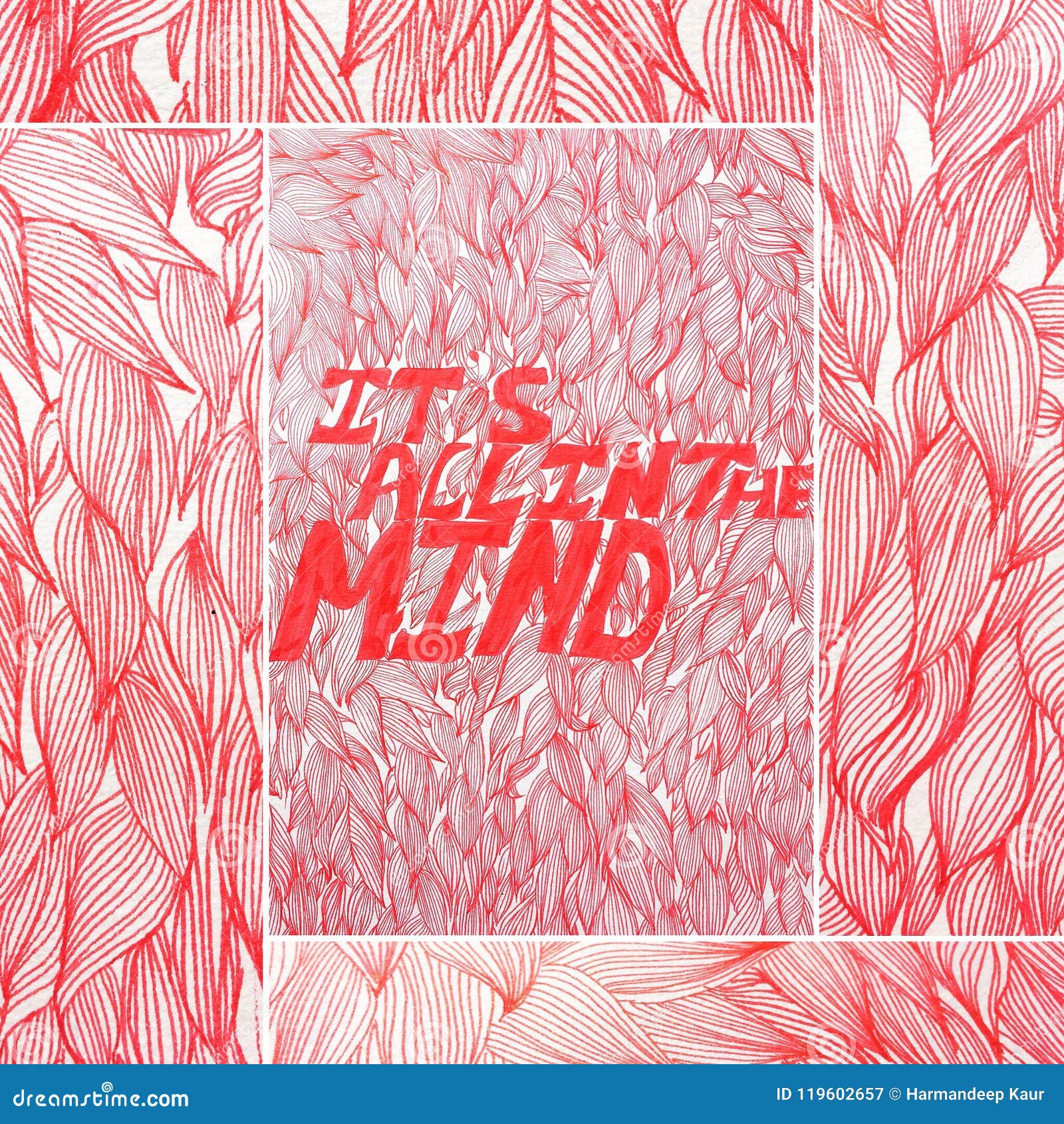 Doodle stock illustration. Illustration of print, thoughts - 119602657