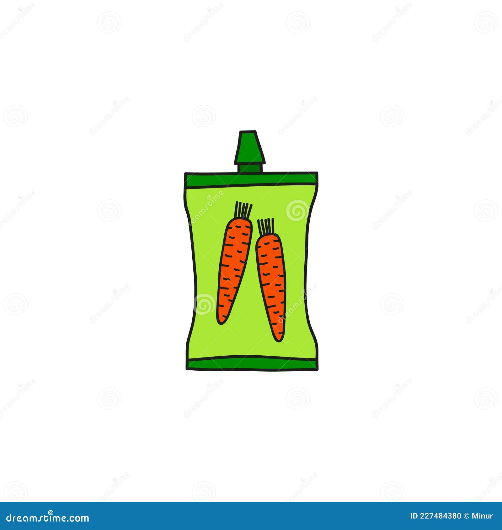 Carrot Puree. Supplemental Baby Food Products. Feeding Small Child ...