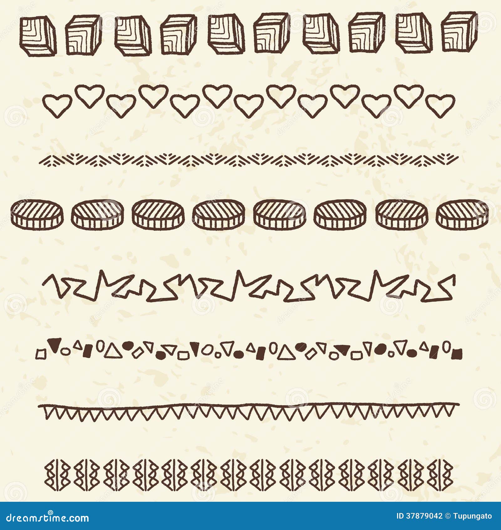 Doodle Borders Vector Illustration | CartoonDealer.com #37879042