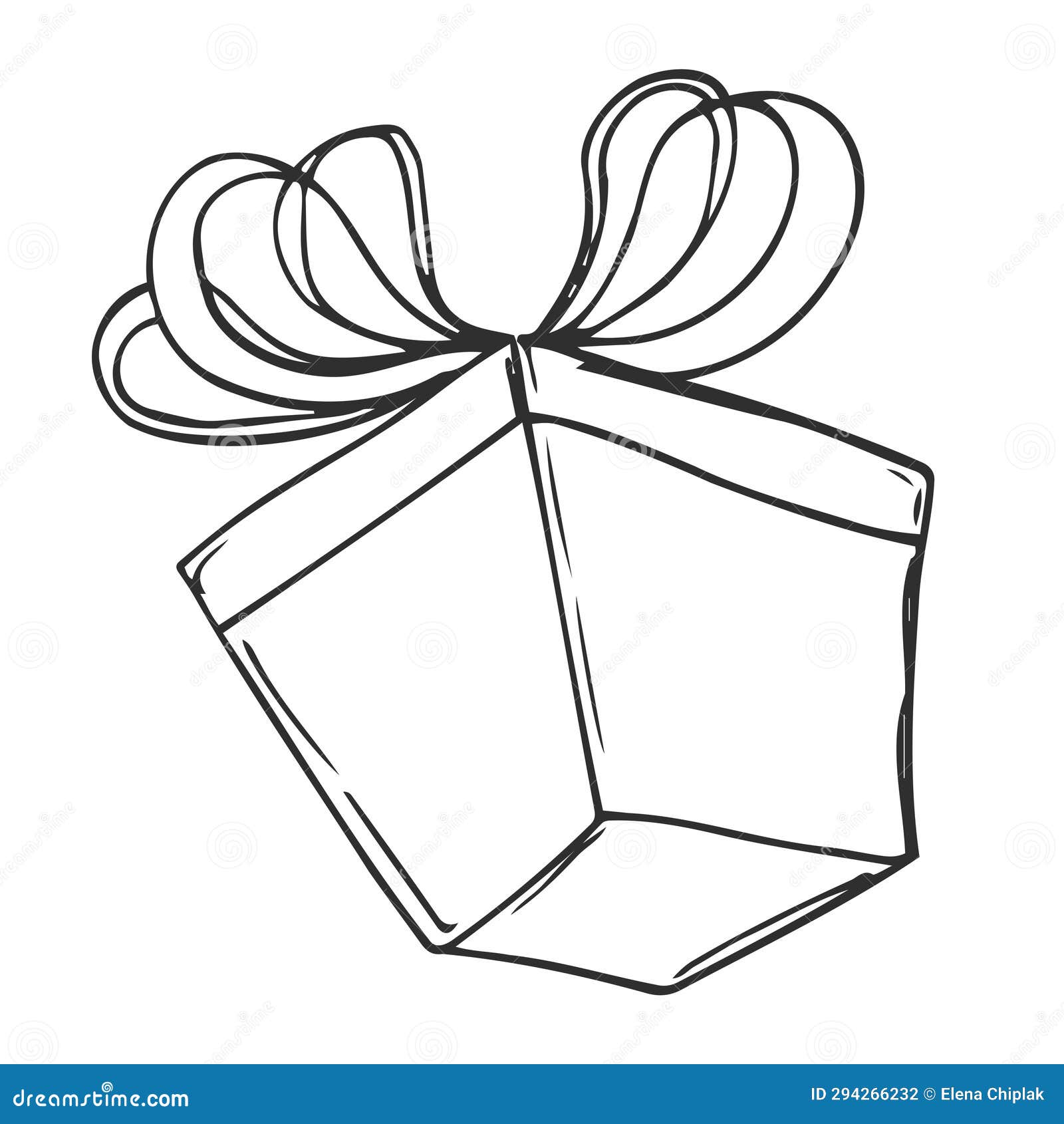 Doodle Box Icon Illustration with Hand Drawn Style Vector Isolated ...