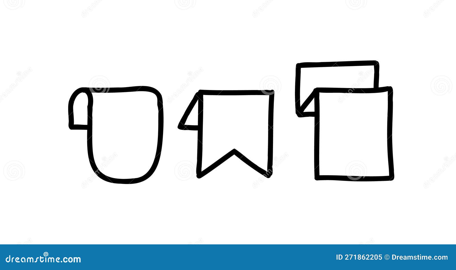 Doodle Bullet Journal Labels. Hand Drawn Dairy Elements Stock Vector ...