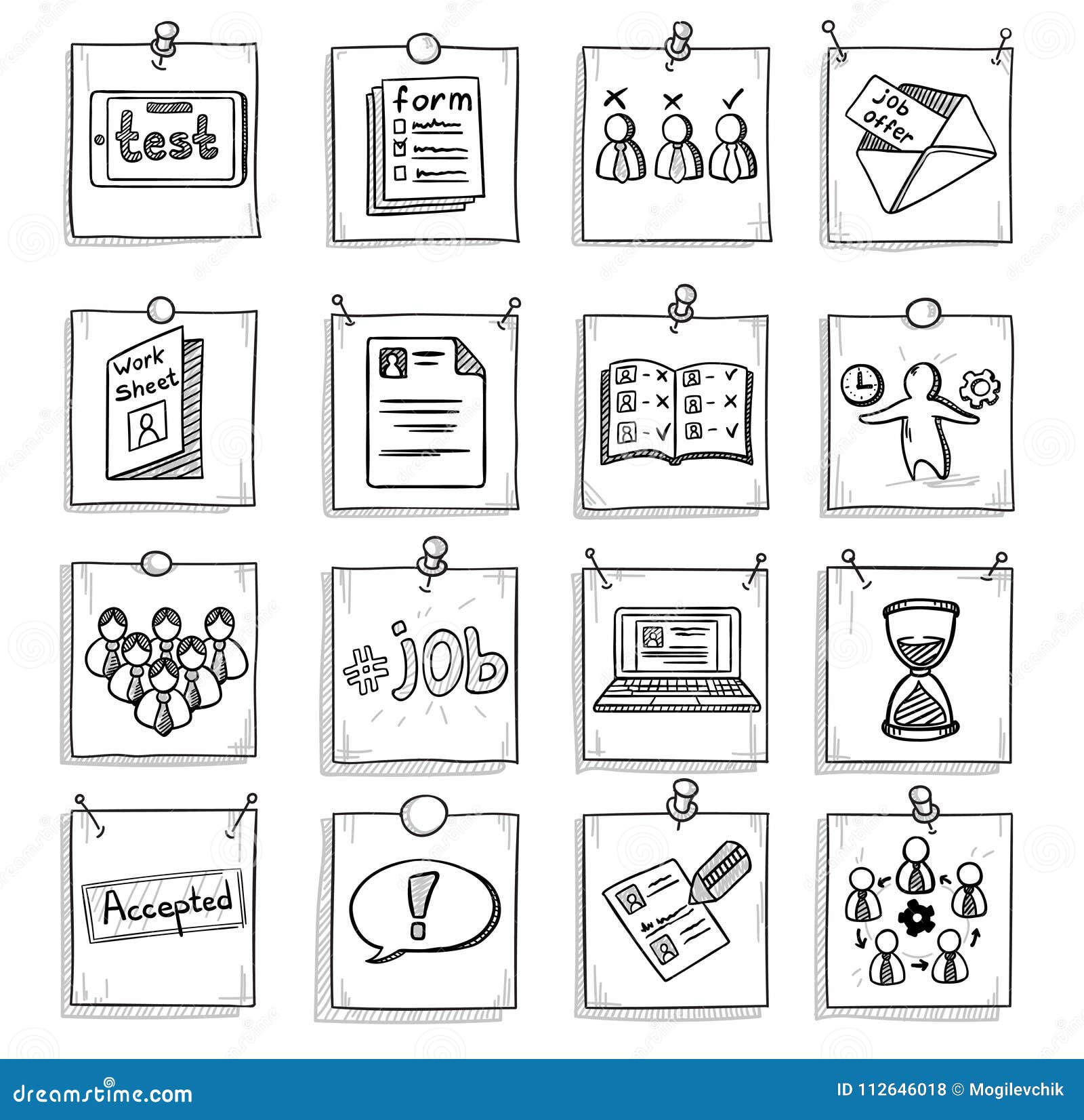 Doodle Business Career Development Elements Set Stock Vector ... Doodle Business Career Development Elements Set Stock Vector ...