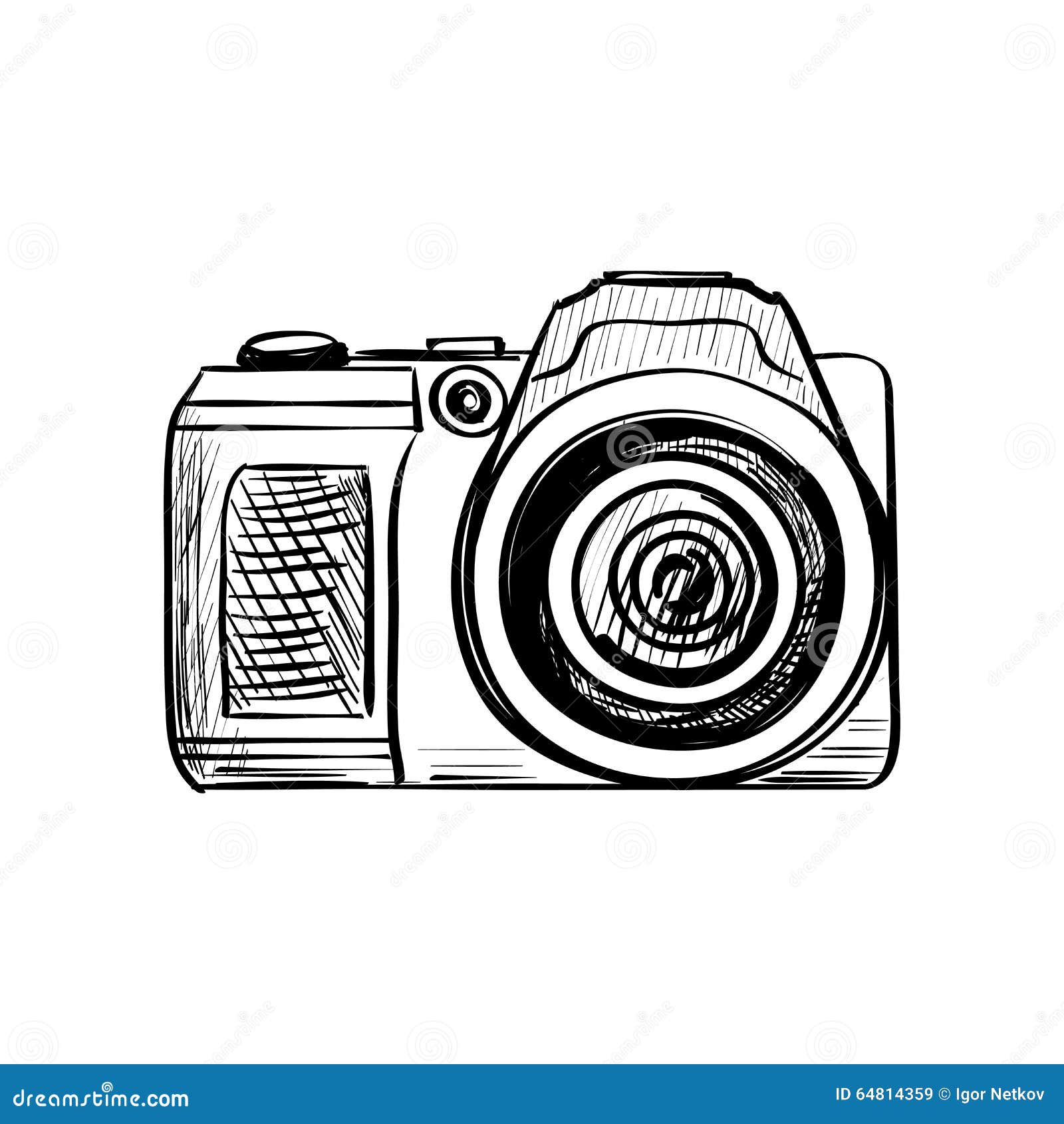 Camera Doodle Sketch